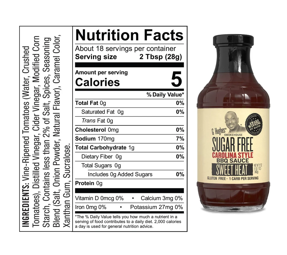 BBQ Sauce — G Hughes Sugar Free Sauce