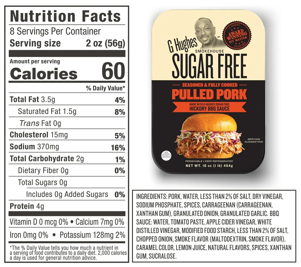 Prepared Meats — G Hughes Sugar Free Sauce