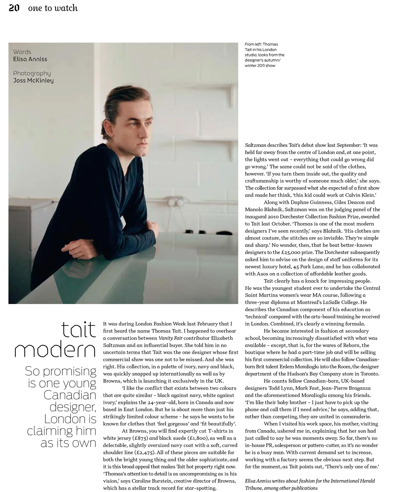 ST Sunday Telegraph — Elisa Anniss