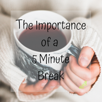 The Importance Of A 5 Minute Break | Hope Anew