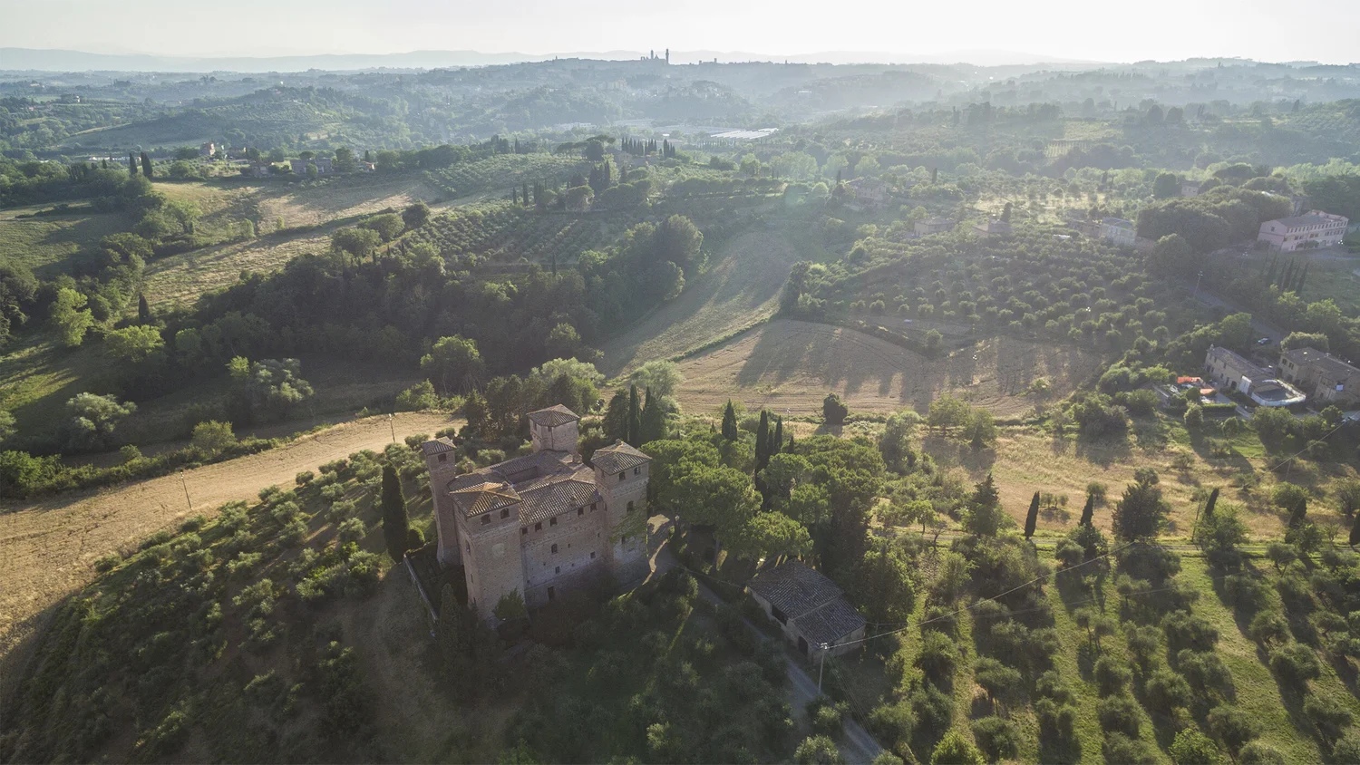 Historic Castle in the Tuscan Hills — Francis York