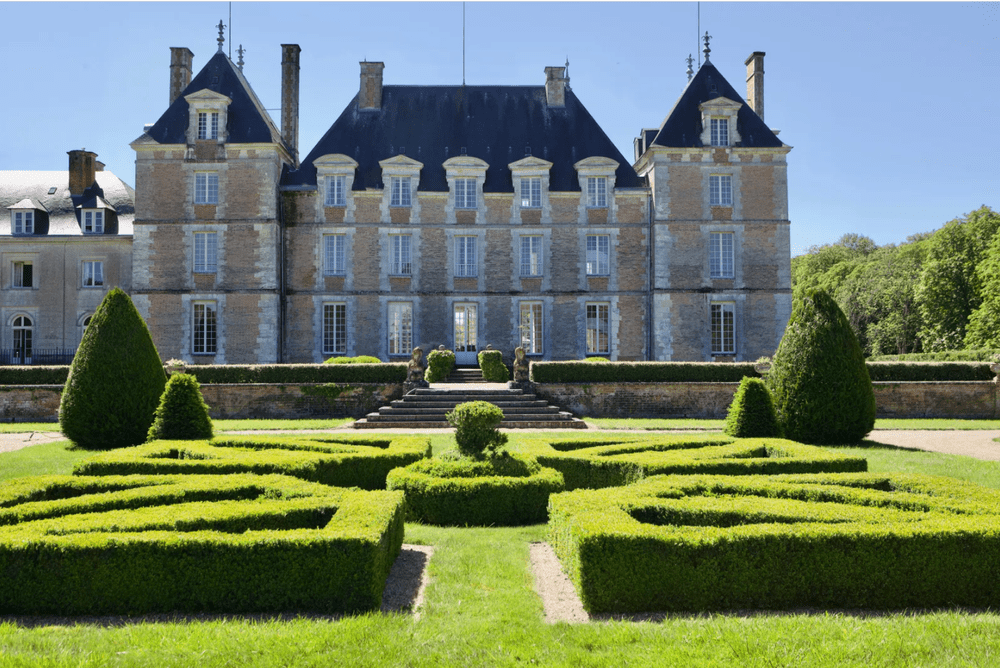Restored Loire Valley Chateau French Formal Gardens — Francis York