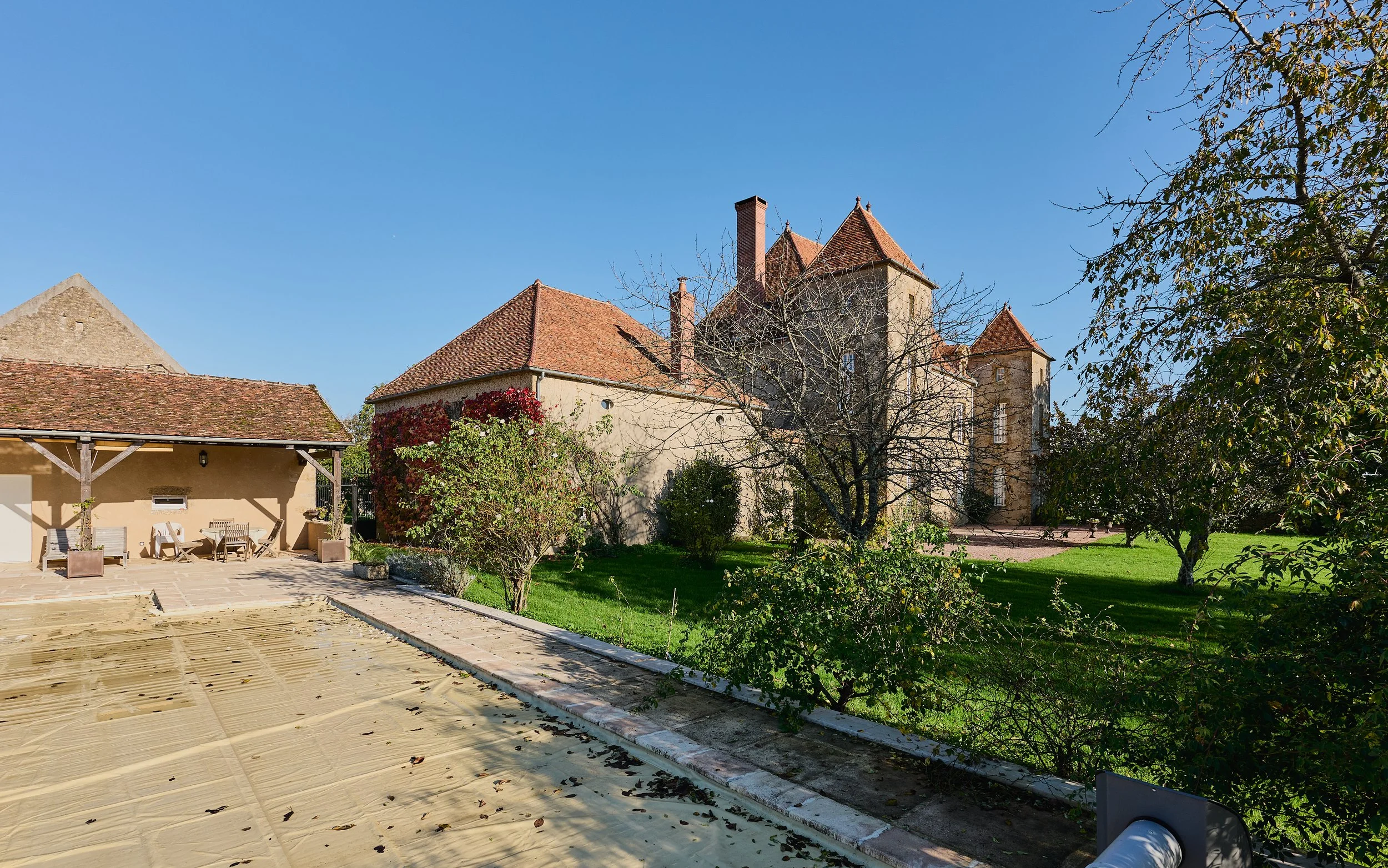 Renovated French Château in the Rolling Hills of Burgundy — Francis York