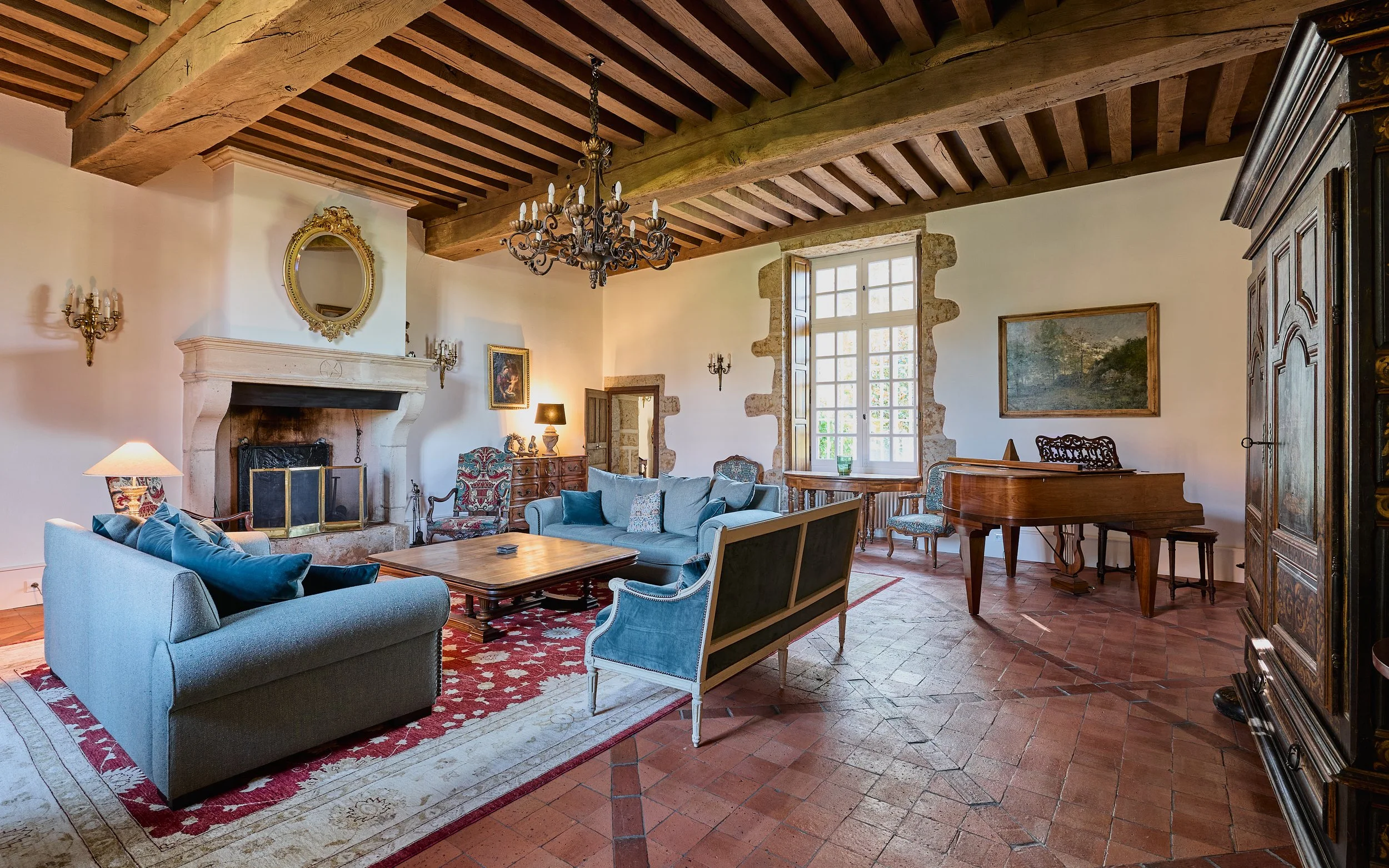 French Chateau House Interior