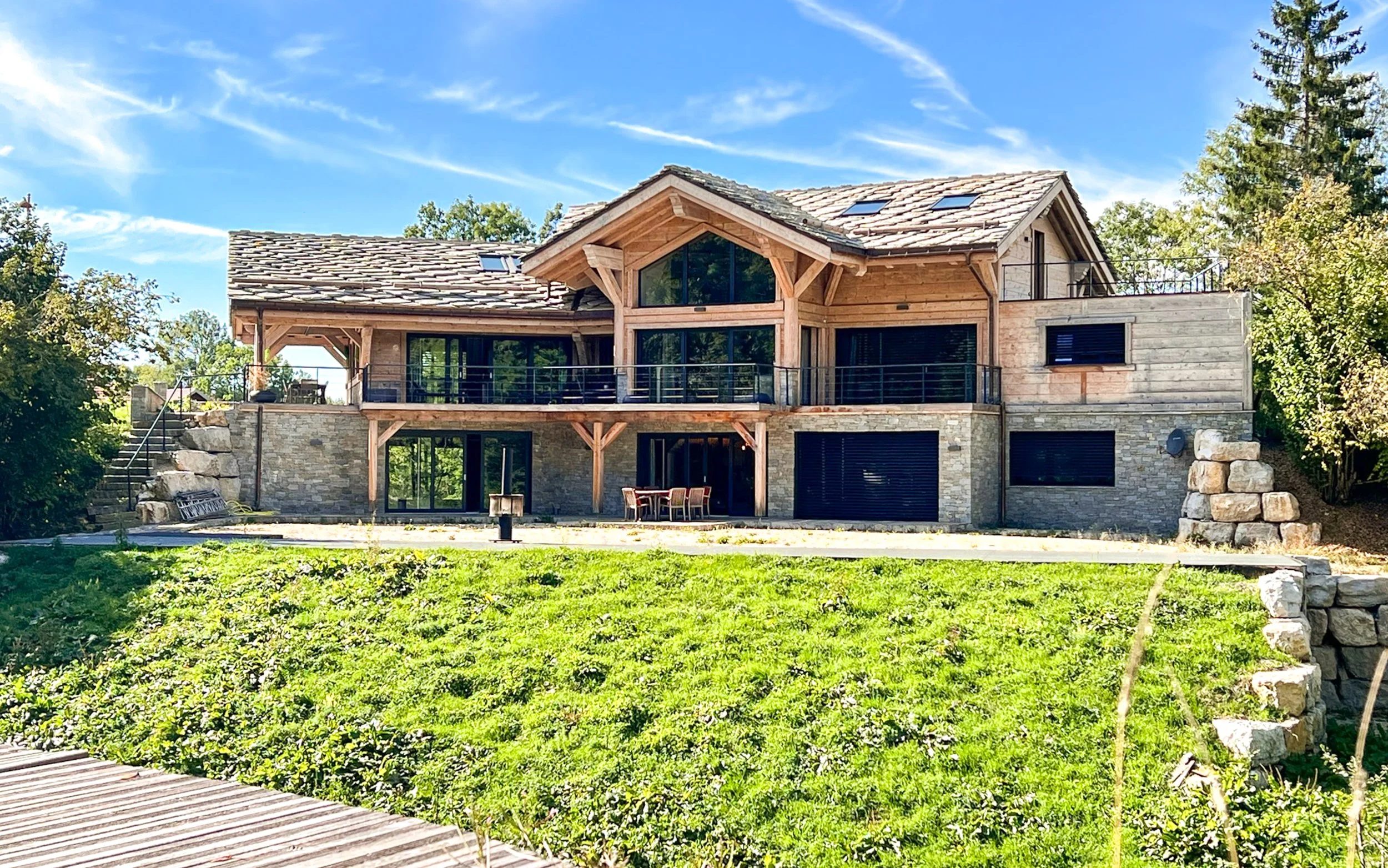 Luxury Chalet Near the French Jura Mountains and Swiss Border — Francis ...
