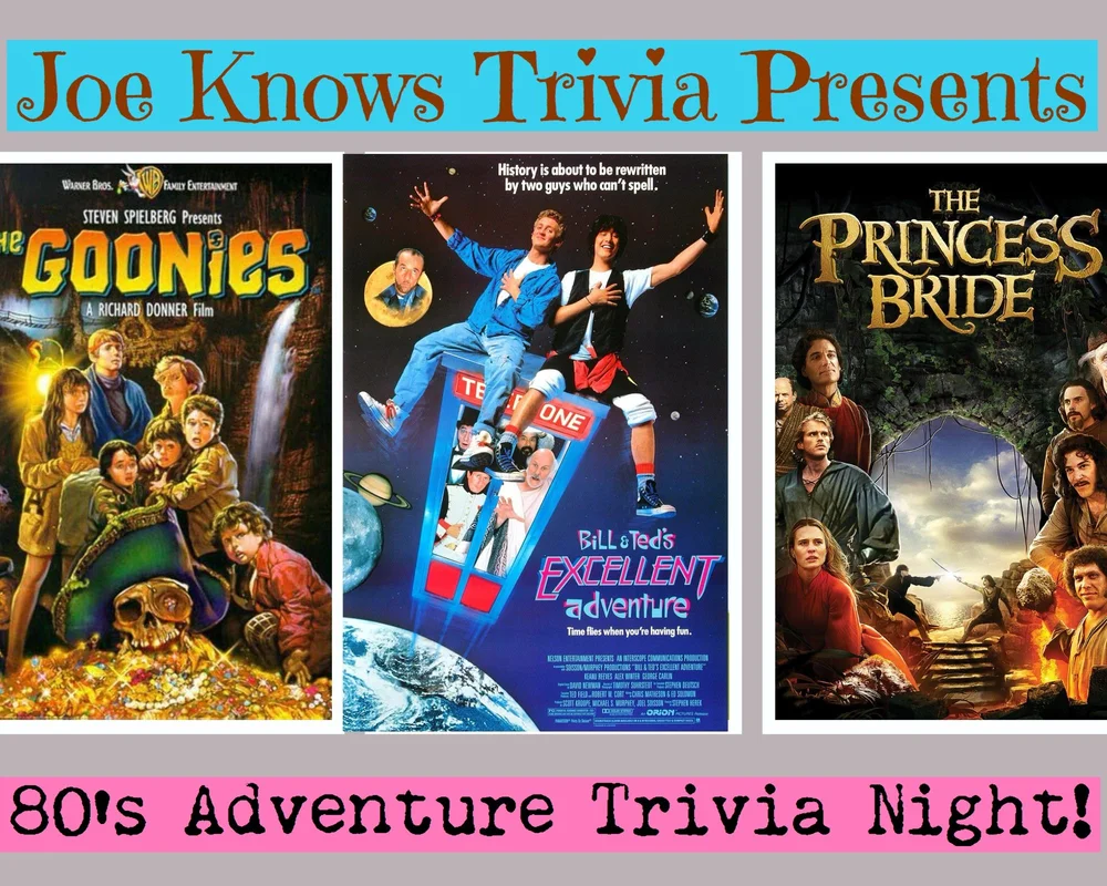 Joe Knows Trivia Presents 80s Adventure Trivia — W.E. Sullivan's