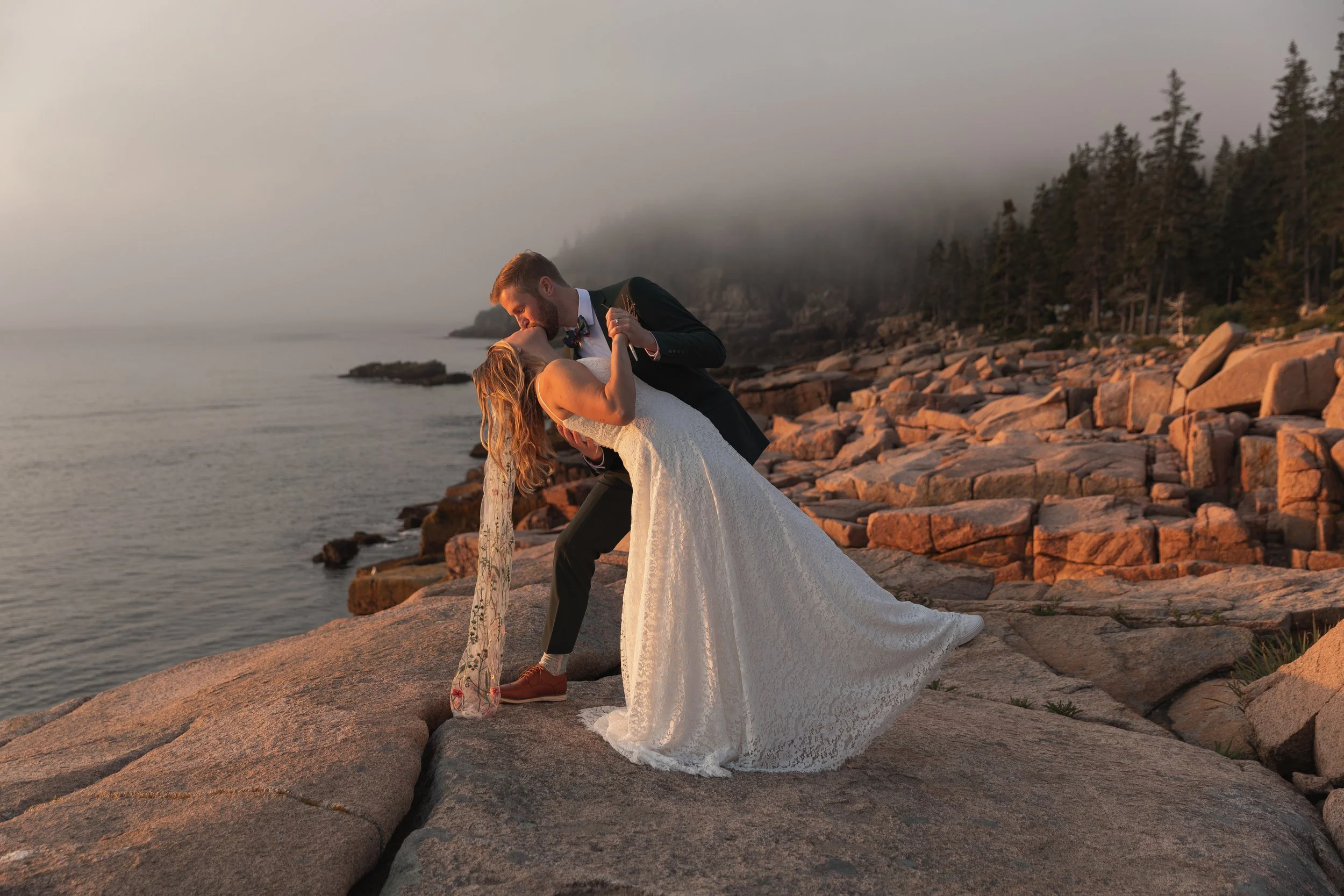 How to Elope in Acadia National Park: Acadia National Park Elopement ...