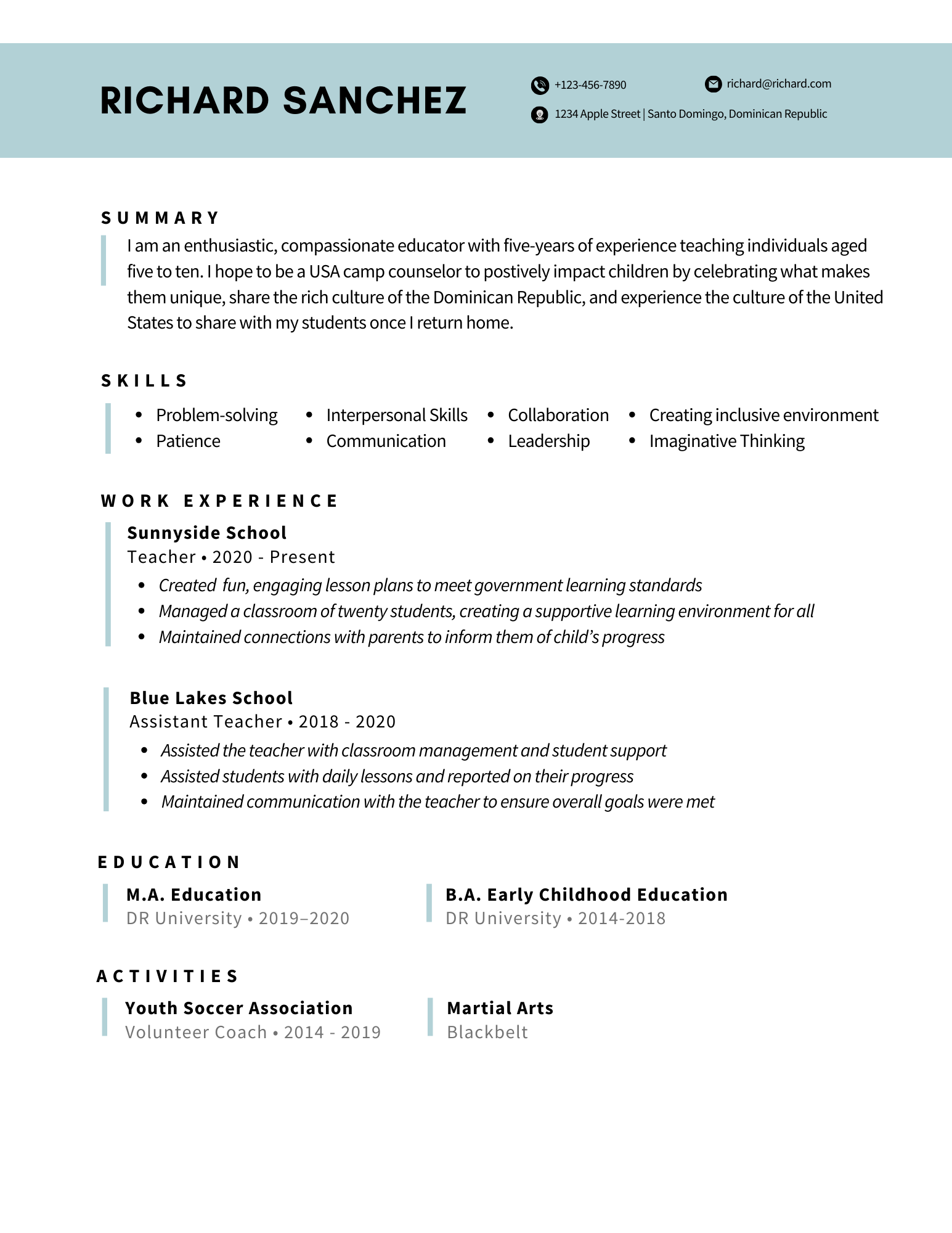 LifeTRAVELED’s Guide To Writing An Effective Camp Counselor Resume ...