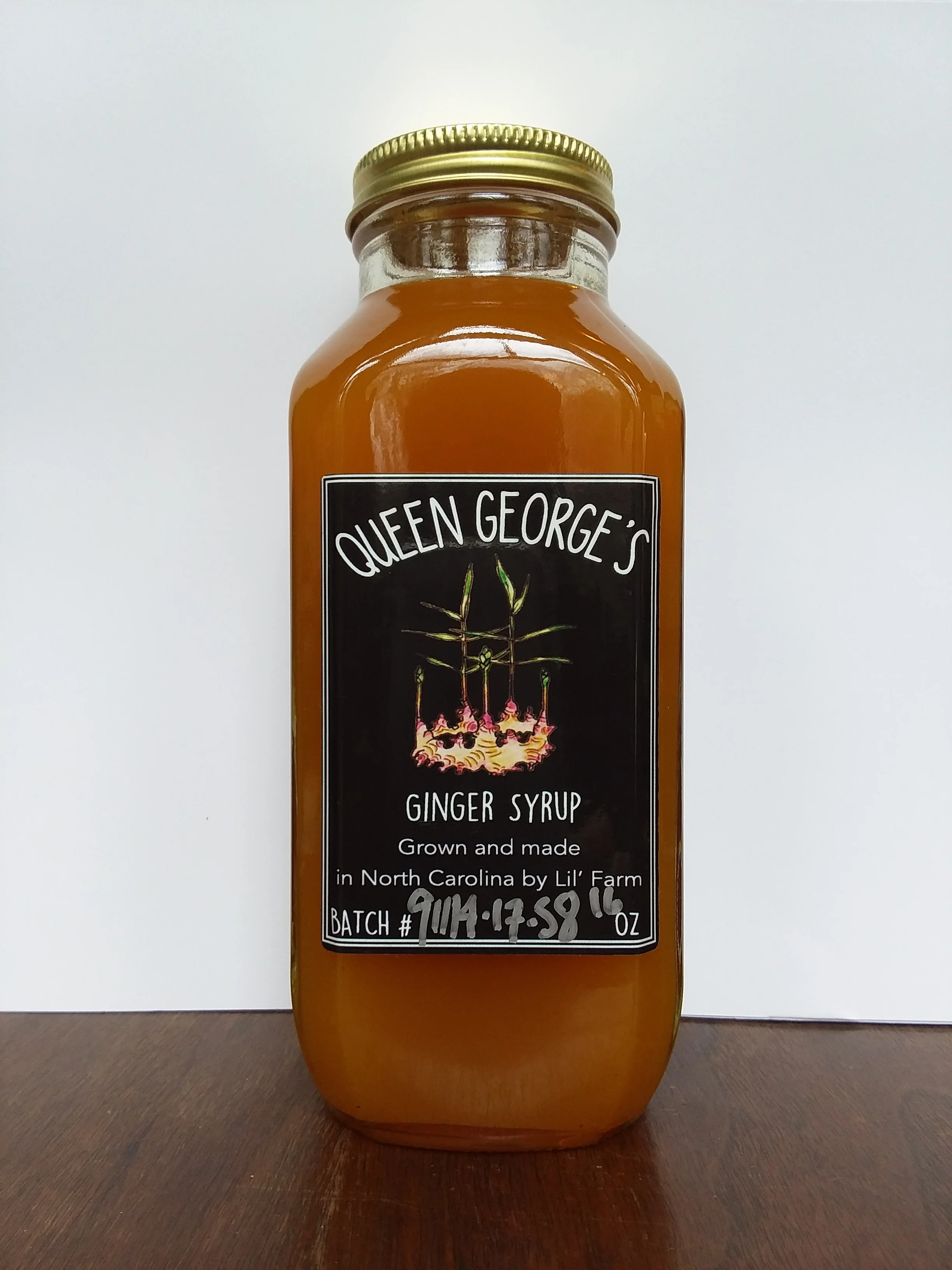 Queen G's 16 oz Ginger/Turmeric Syrup — Lil' Farm