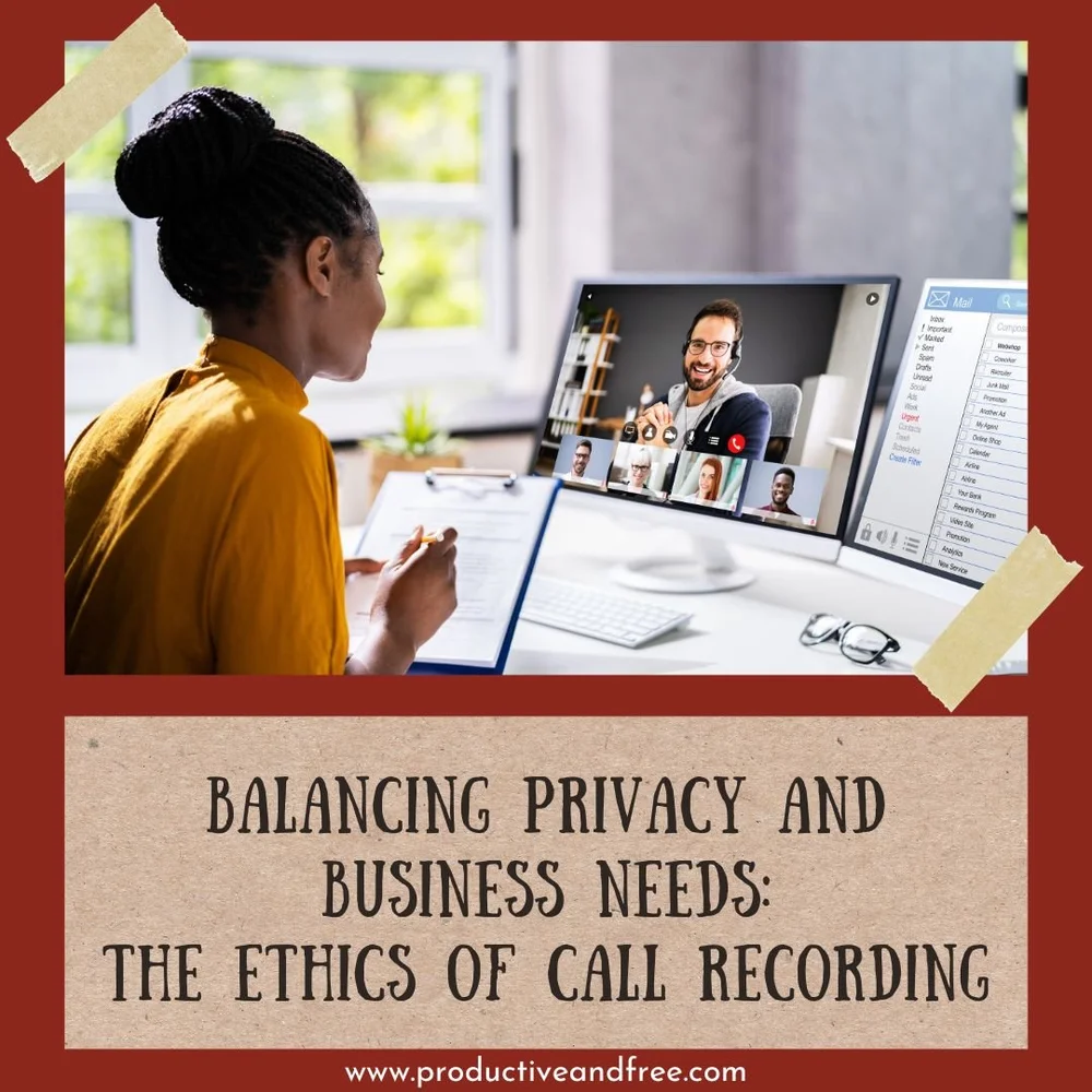 Balancing Privacy and Business Needs: The Ethics of Call Recording ...