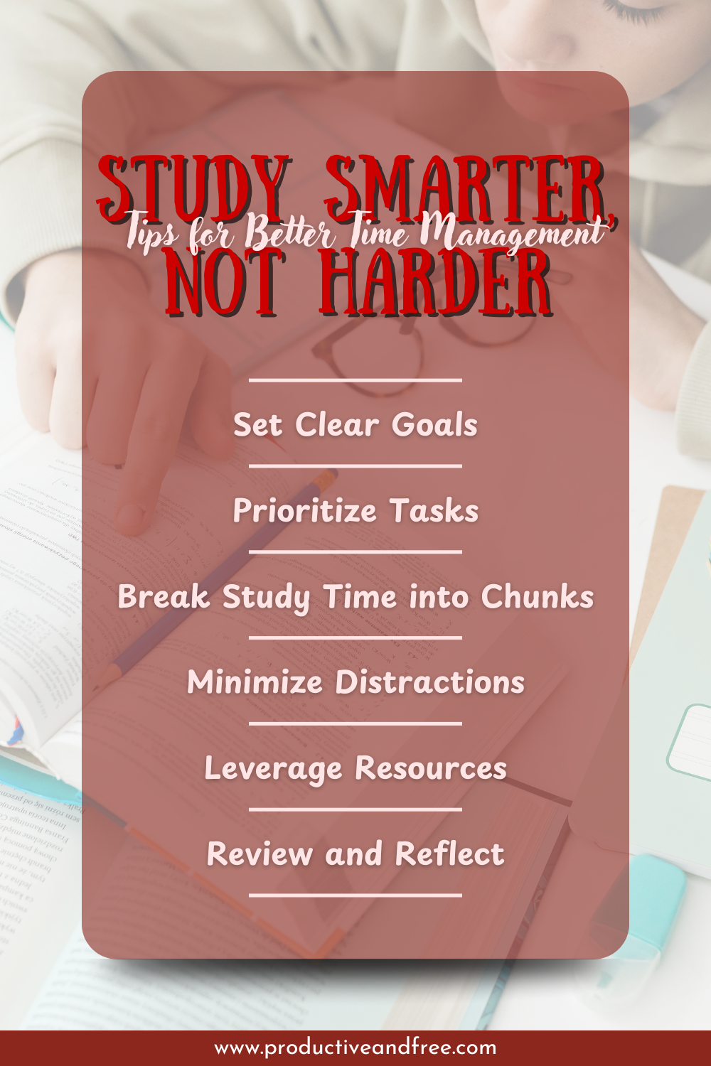 Study Smarter, Not Harder: Tips for Better Time Management — Productive ...