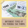 Different Types of U.S. Federal Tax Forms — Productive and Free