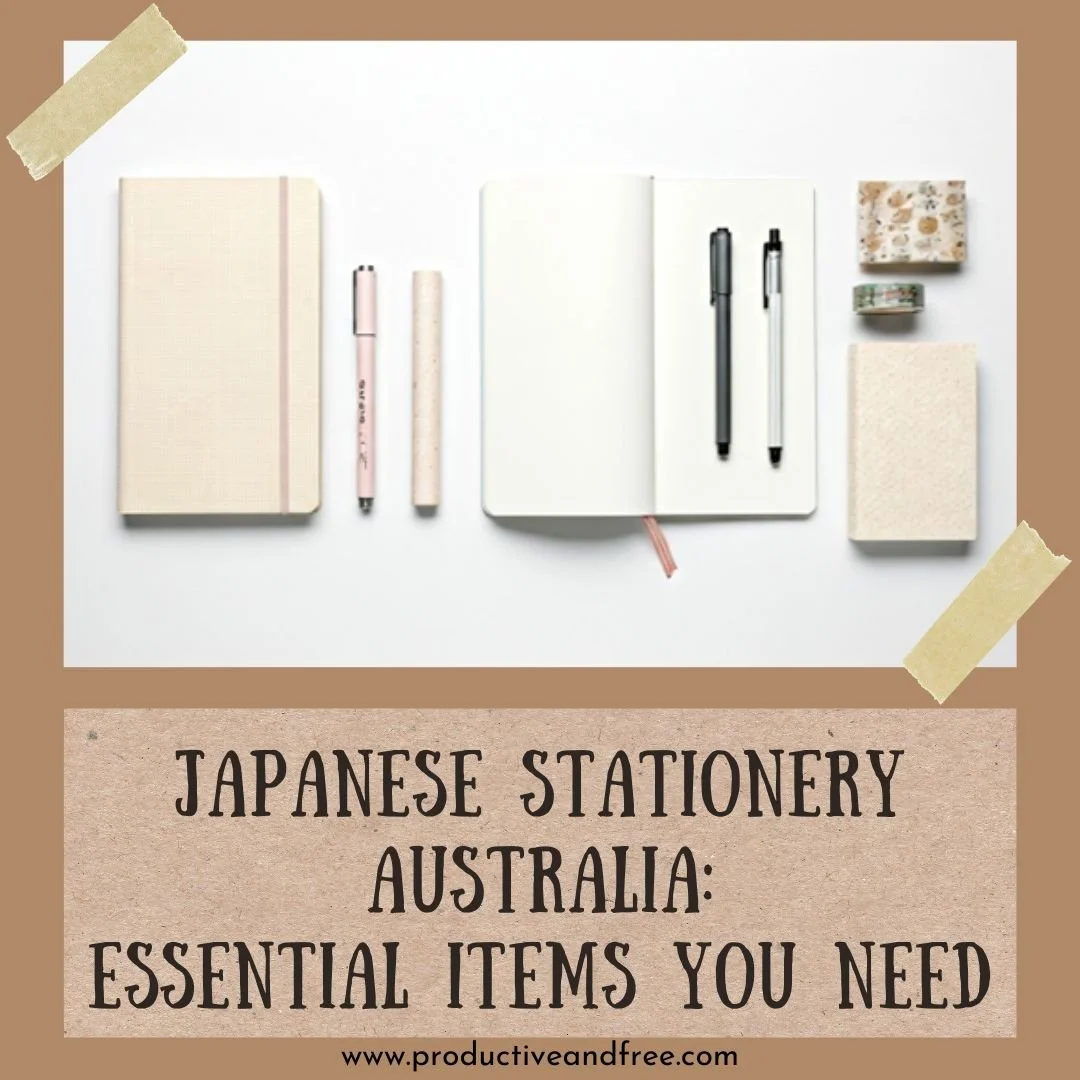 Essential Japanese Stationery Australia Items — Productive and Free