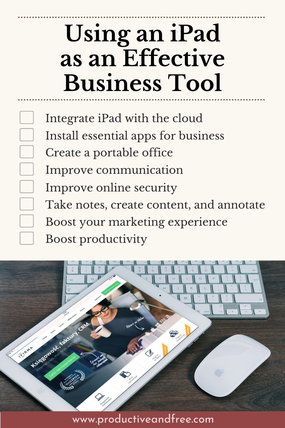 Using an iPad as an Effective Business Tool — Productive and Free