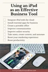 Using an iPad as an Effective Business Tool — Productive and Free