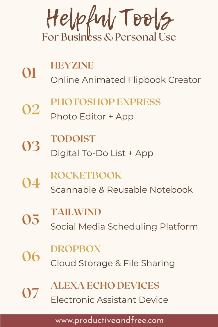 Helpful Tools - For Business and Personal use — Productive and Free