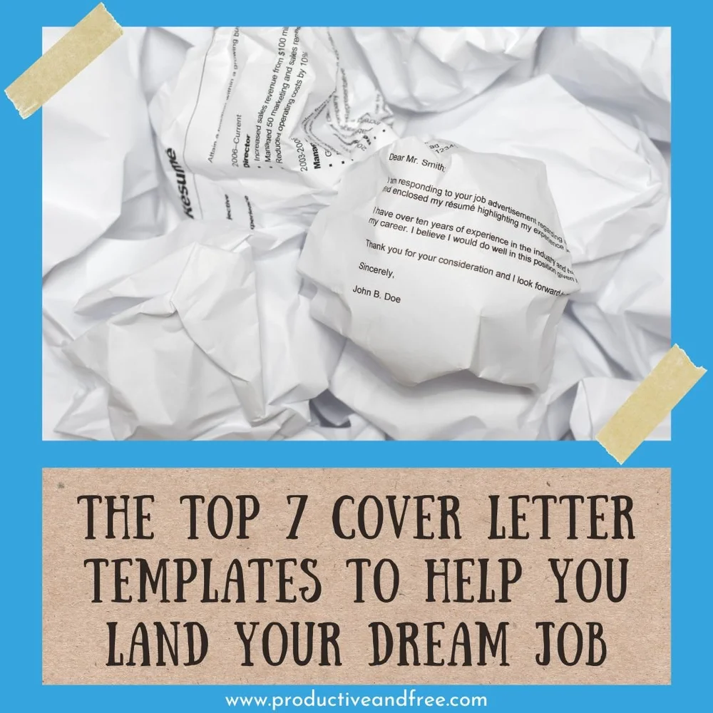 The Top 7 Cover Letter Templates to Help You Land Your Dream Job ...