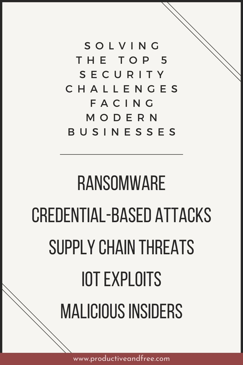 Solving the Top 5 Security Challenges Facing Modern Businesses ...