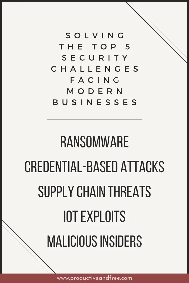 Solving the Top 5 Security Challenges Facing Modern Businesses ...