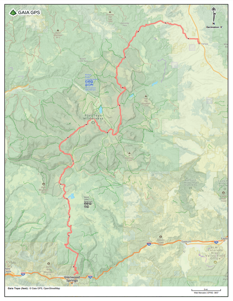 Northern Colorado Trail – Route, Maps, and Data Sheets — Long Trails