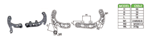 REAR DROPOUTS FLATMOUNT INTERGRATED — BICYCLE FABRICATION SUPPLY