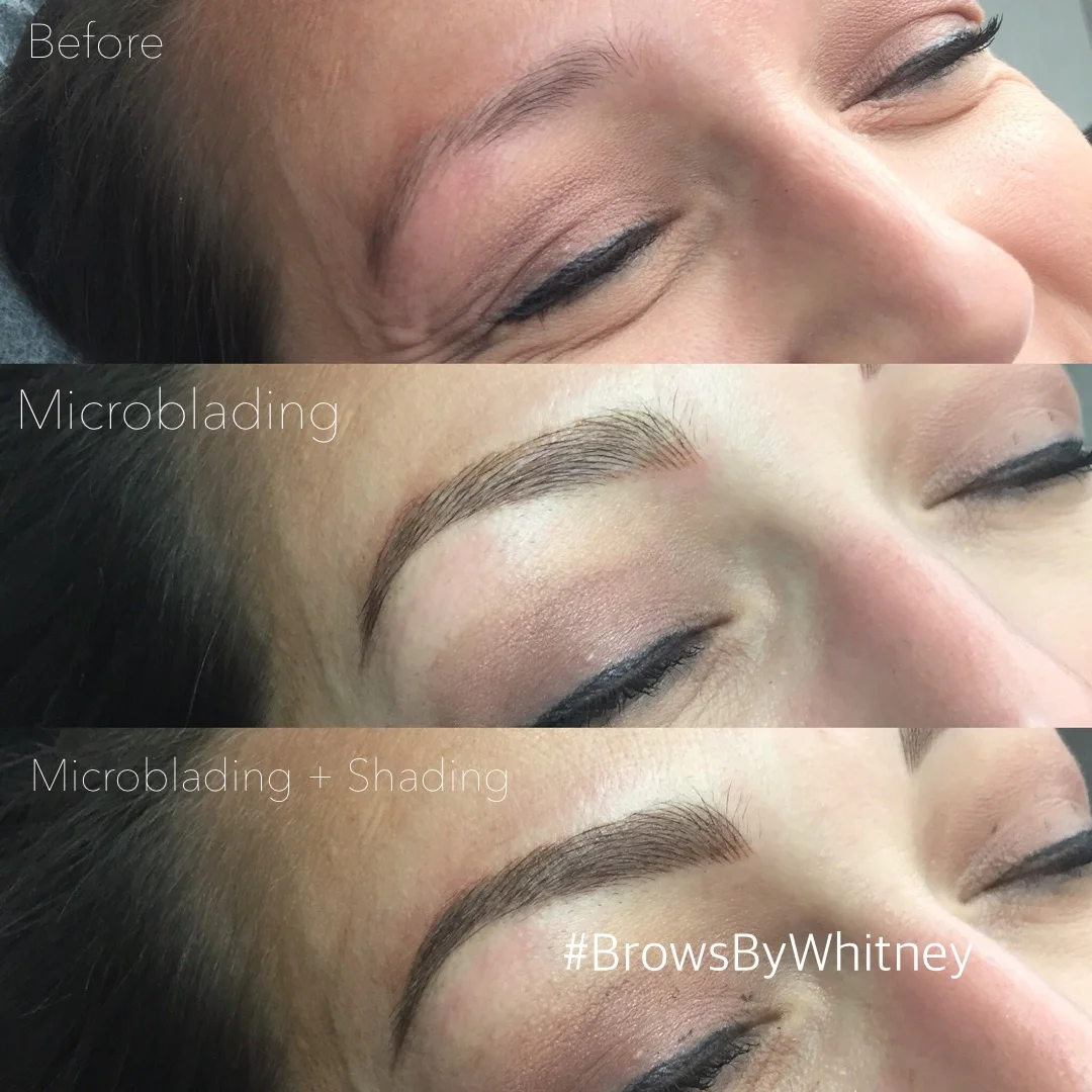 Microblading Before and After Pictures | Brows by Whitney