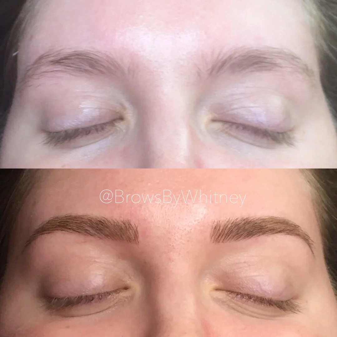 Microblading Before and After Pictures | Brows by Whitney