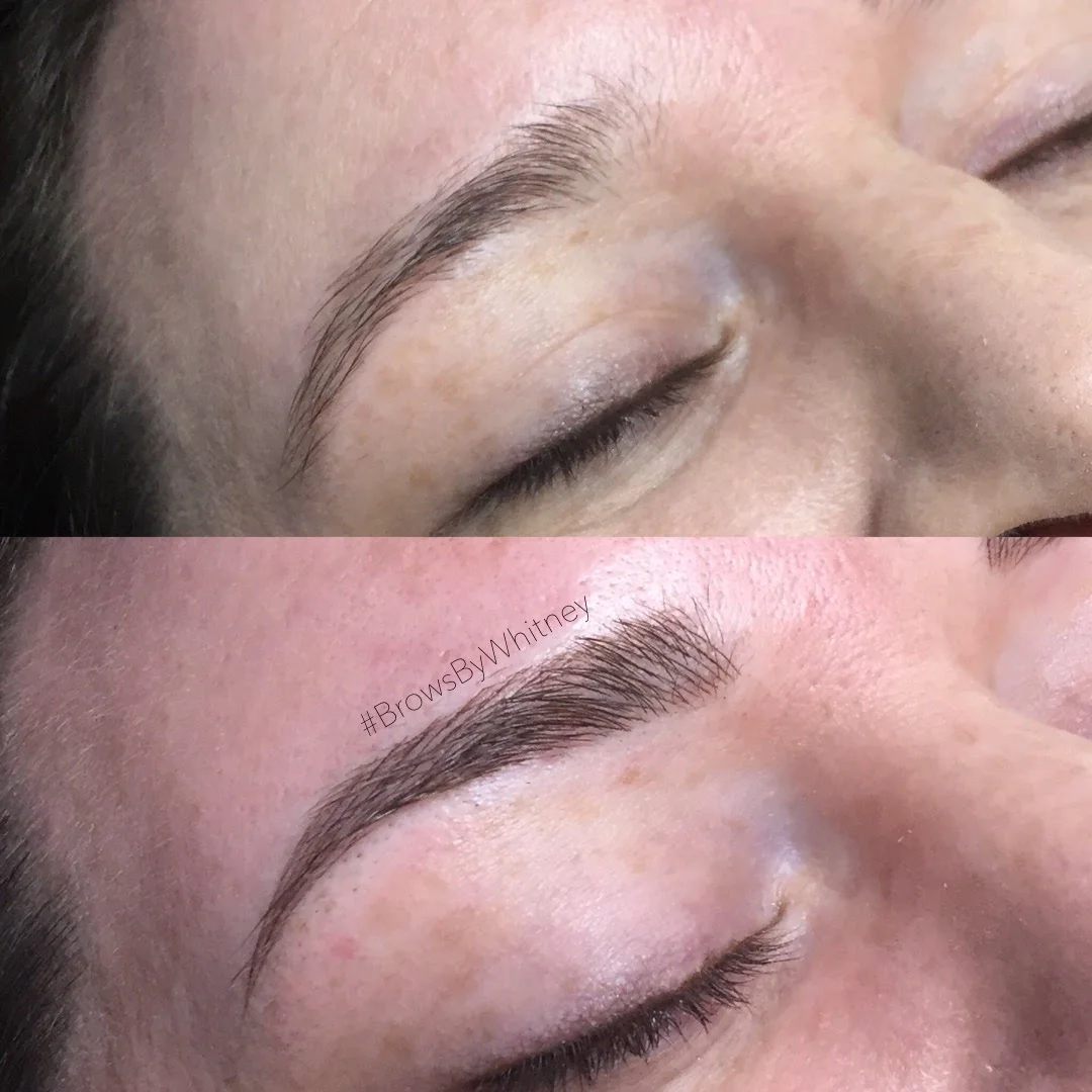 Microblading Before and After Pictures | Brows by Whitney