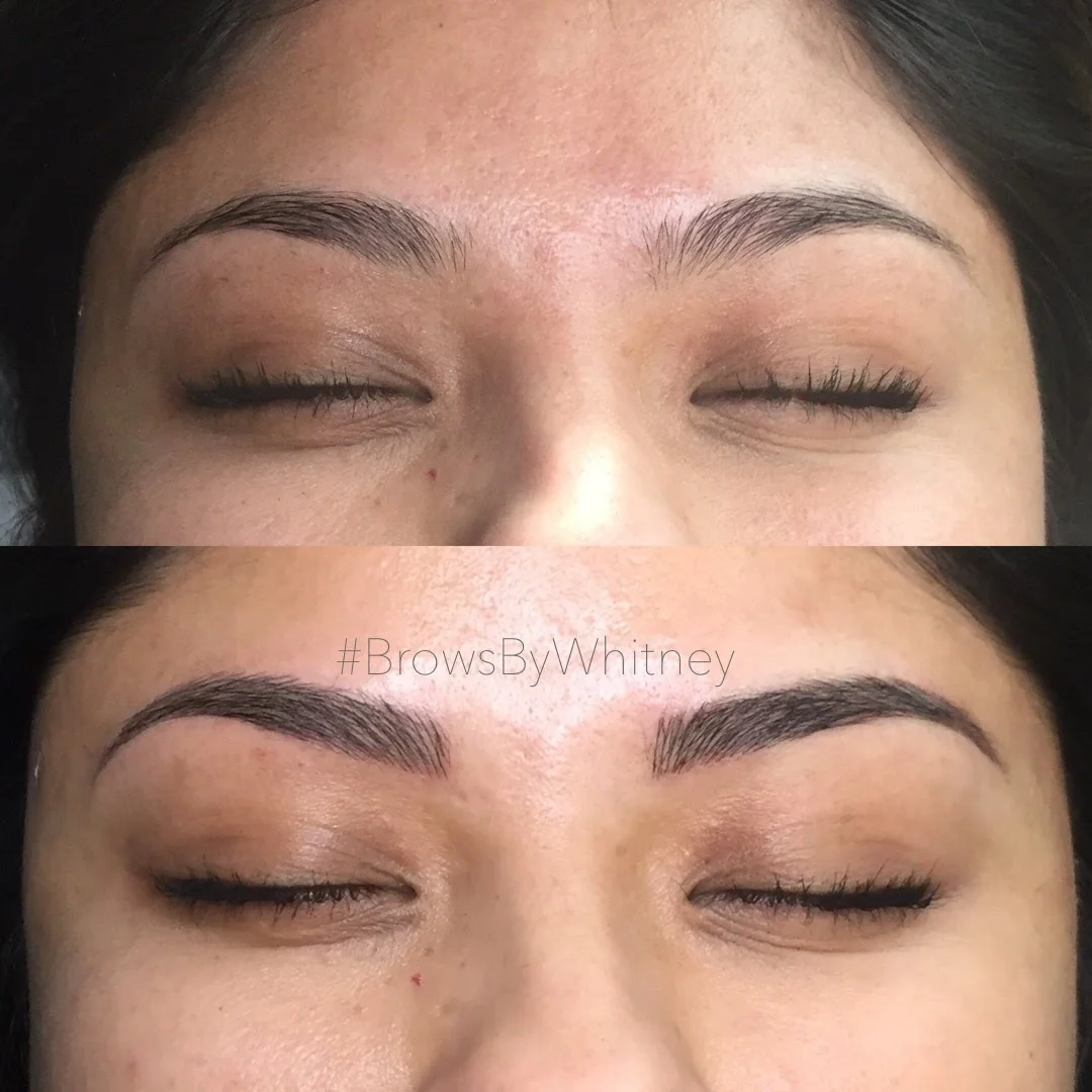 Microblading Before and After Pictures | Brows by Whitney