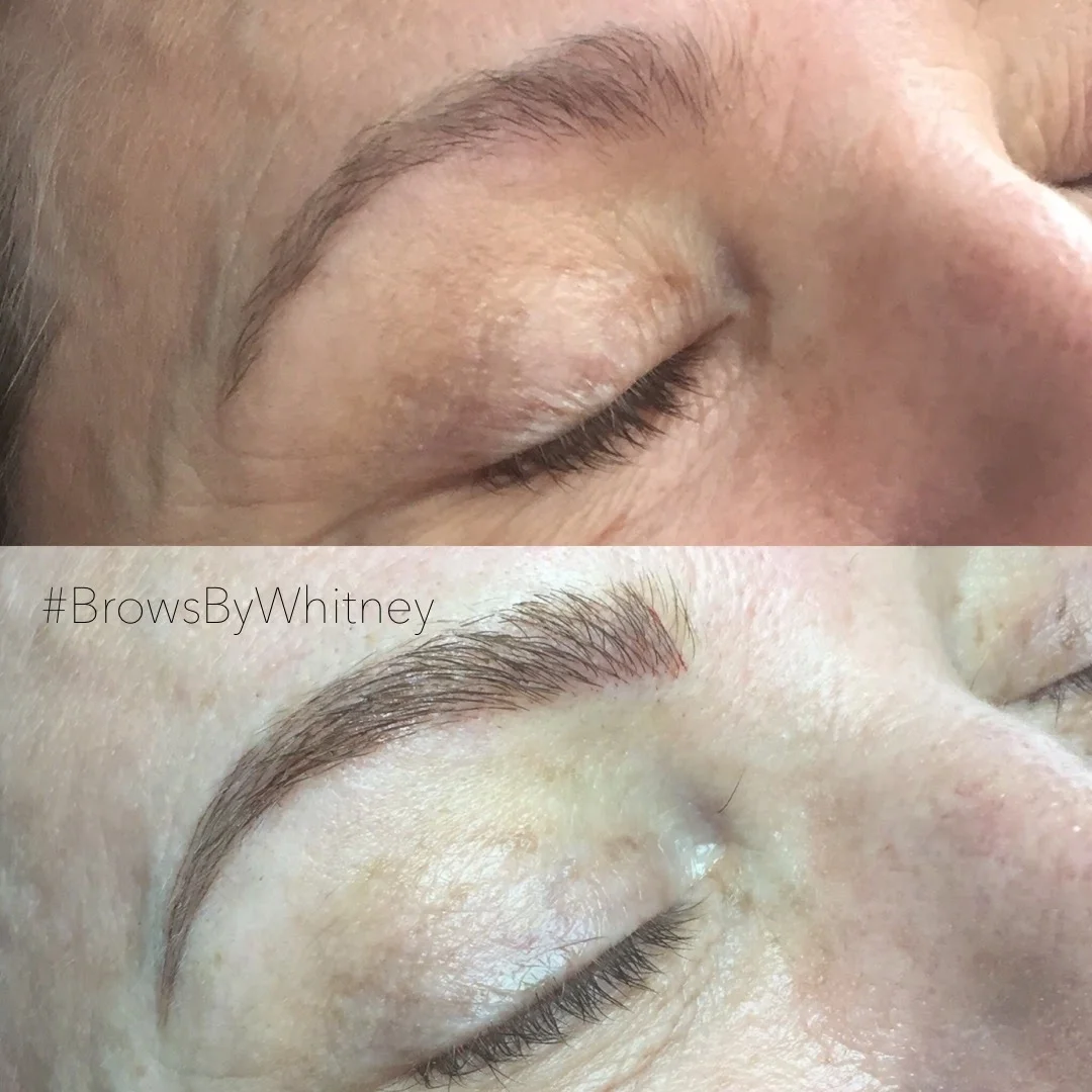 Microblading Before and After Pictures | Brows by Whitney