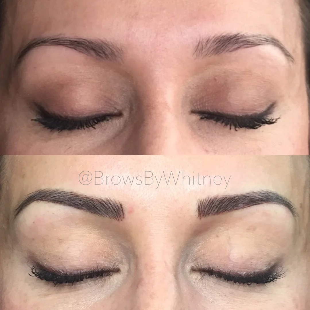 Microblading Before and After Pictures | Brows by Whitney