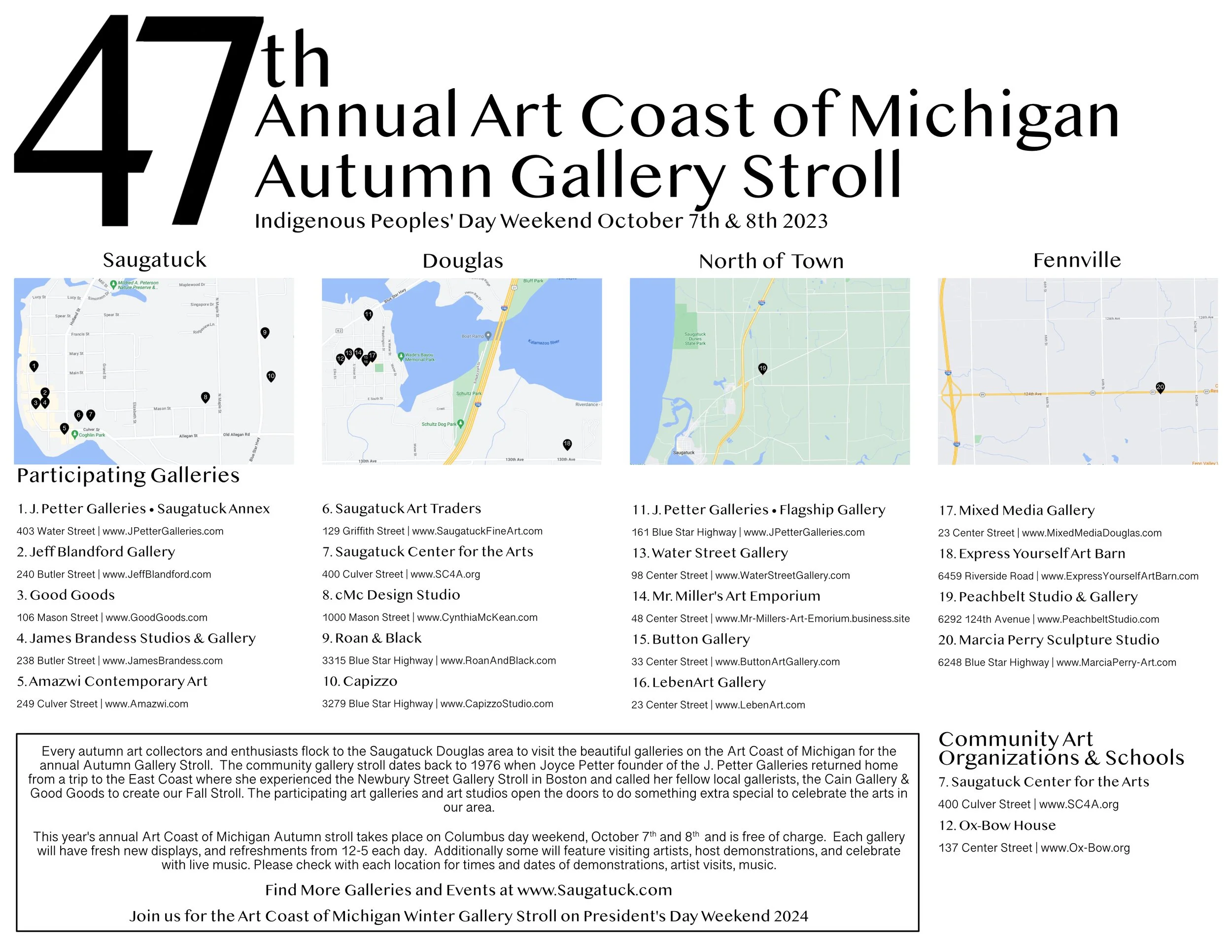47th Annual Art Coast of Michigan Weekend — Dawn Stafford