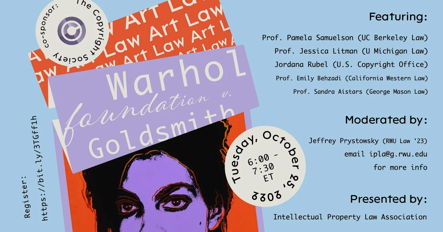 Art Law: Warhol v. Goldsmith — jeff prystowsky