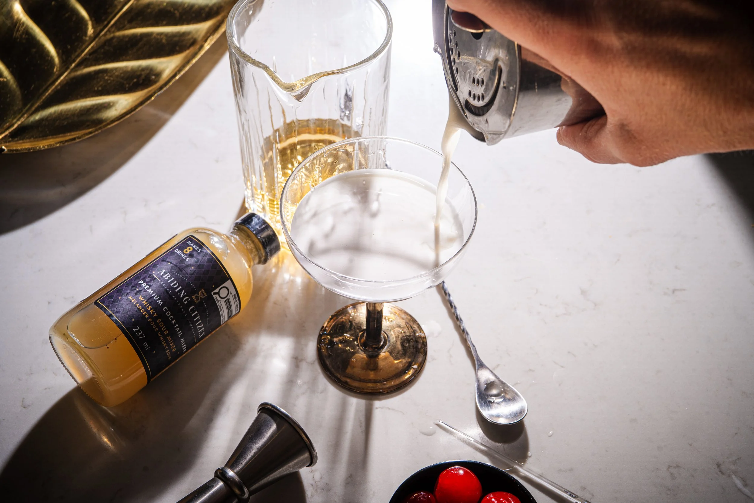 Whisky Sour Mixer + Chai Tea Syrup — ABIDING CITIZEN