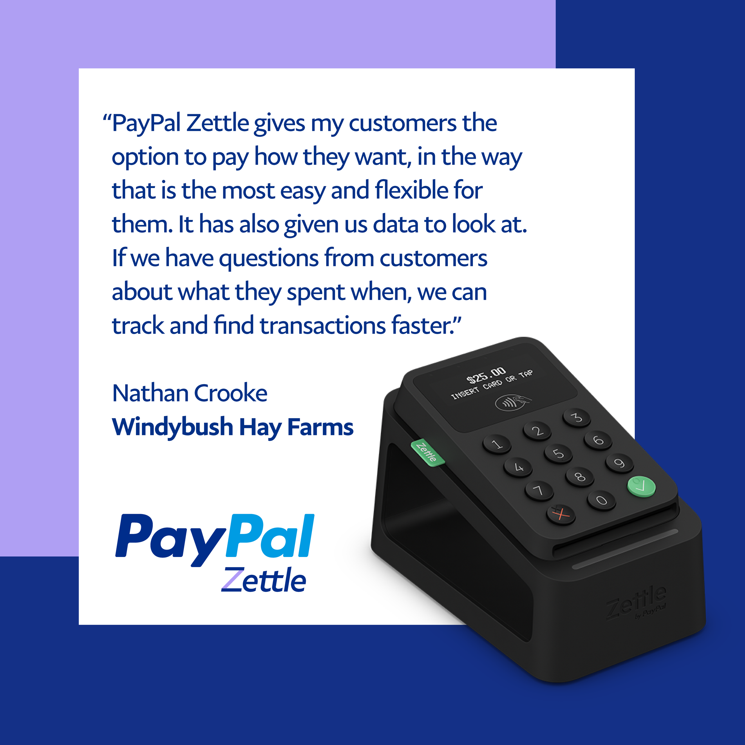 PayPal Zettle Launch Social Cards — Patrick Corcoran