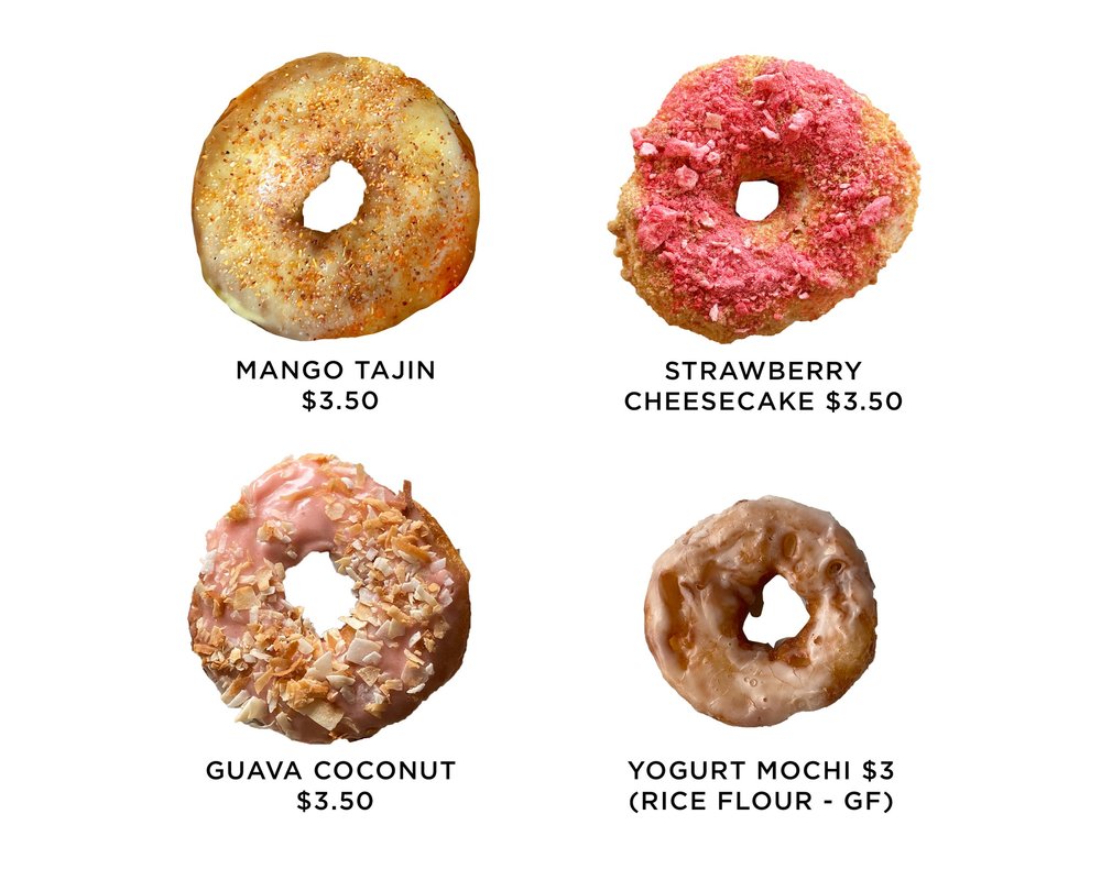 Menu — Raised Doughnuts