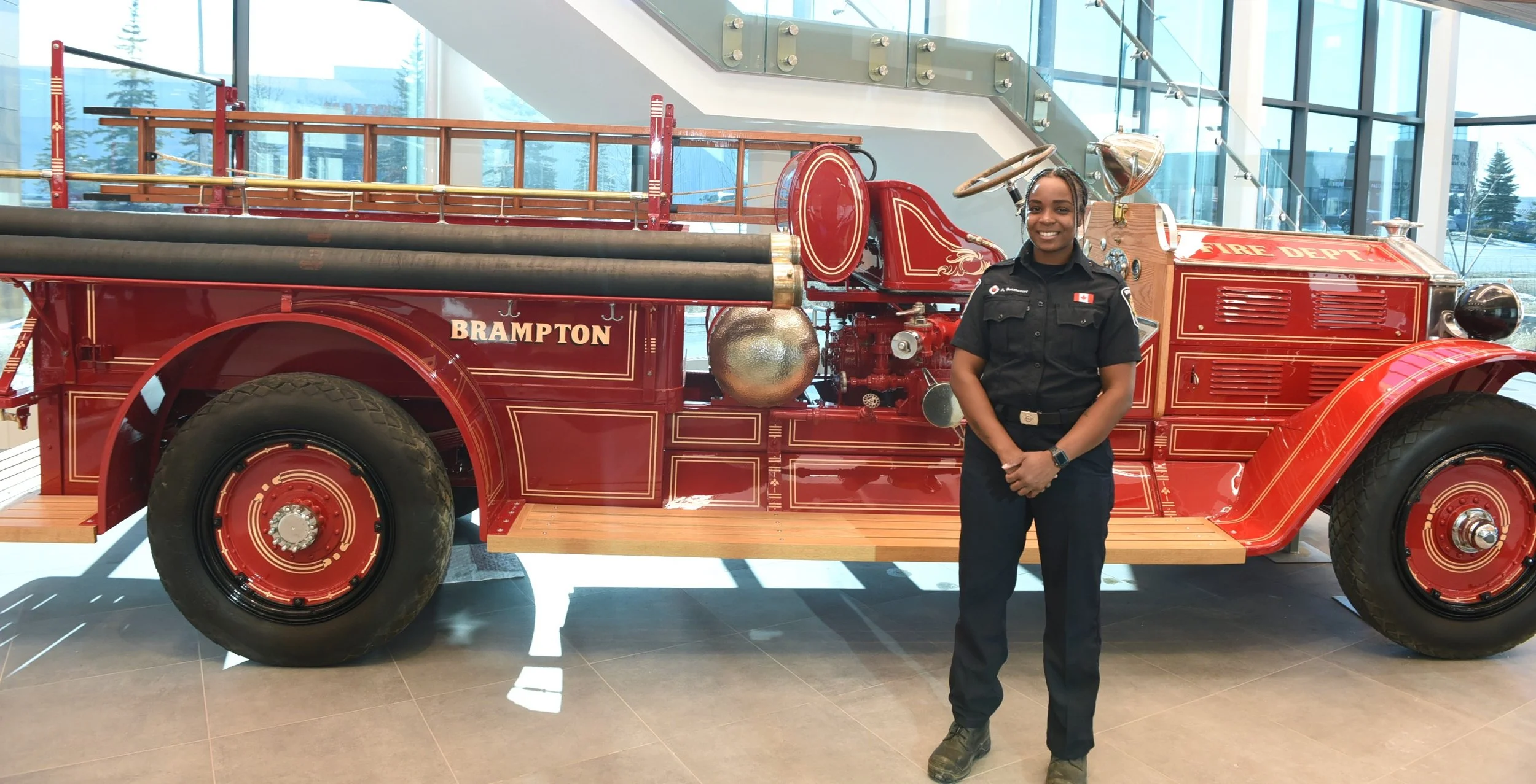 Alex Betancourt is Brampton's first Black woman firefighter — Ron Fanfair