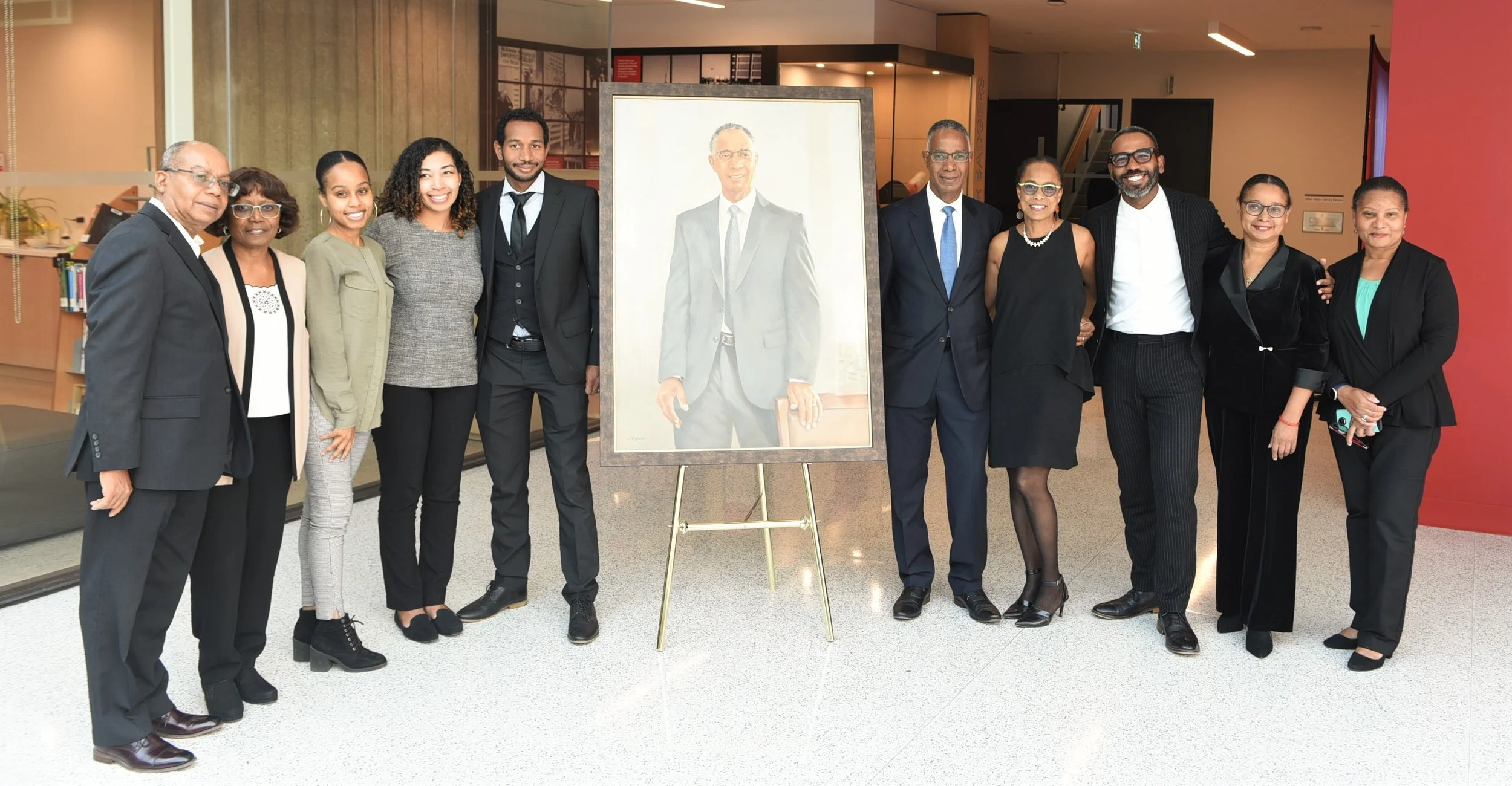 Dr. Gervan Fearon portrait unveiled at Brock University — Ron Fanfair