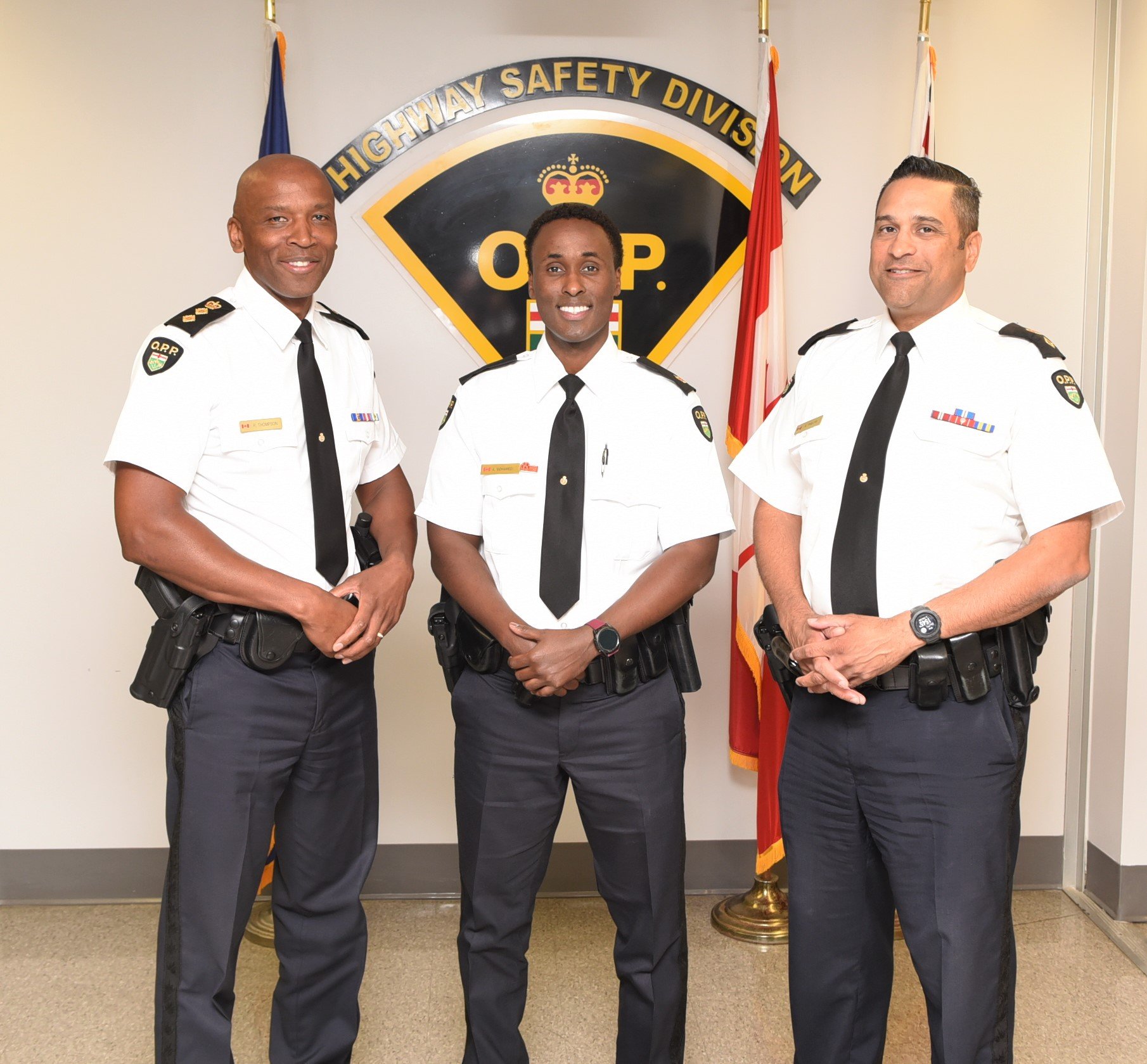 Astute leaders surround recently promoted OPP Inspector Ahmed Mohamed ...