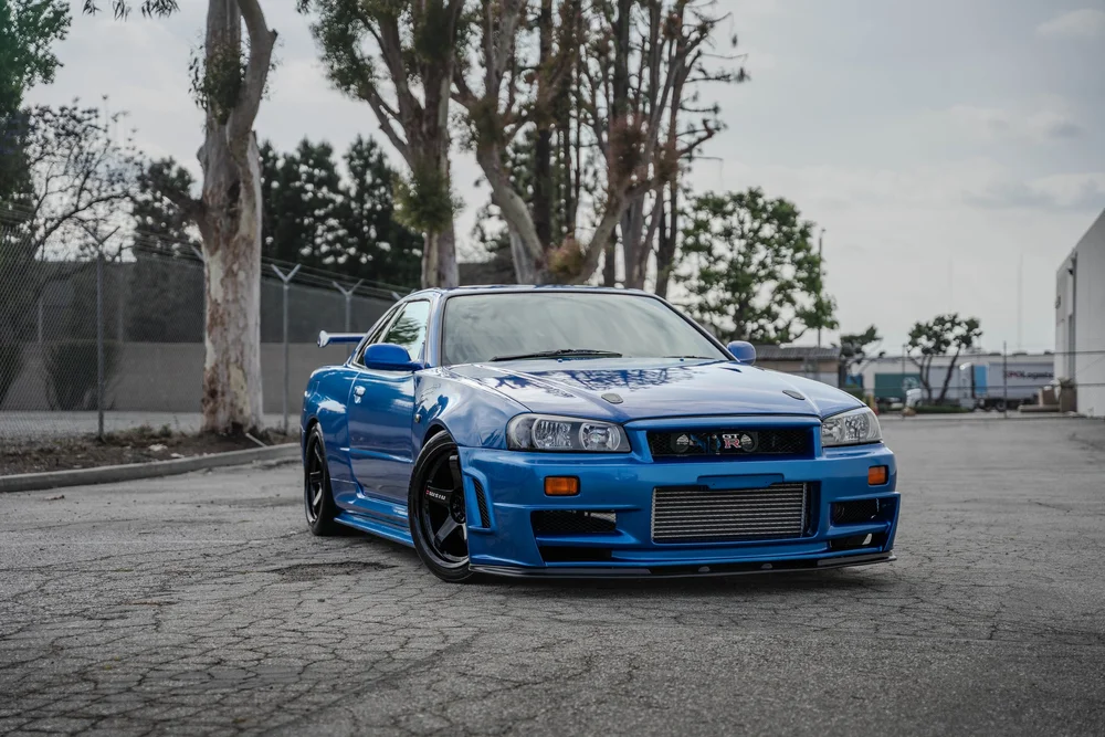 The Iconic Bayside Blue GTR R34 — SP Engineering