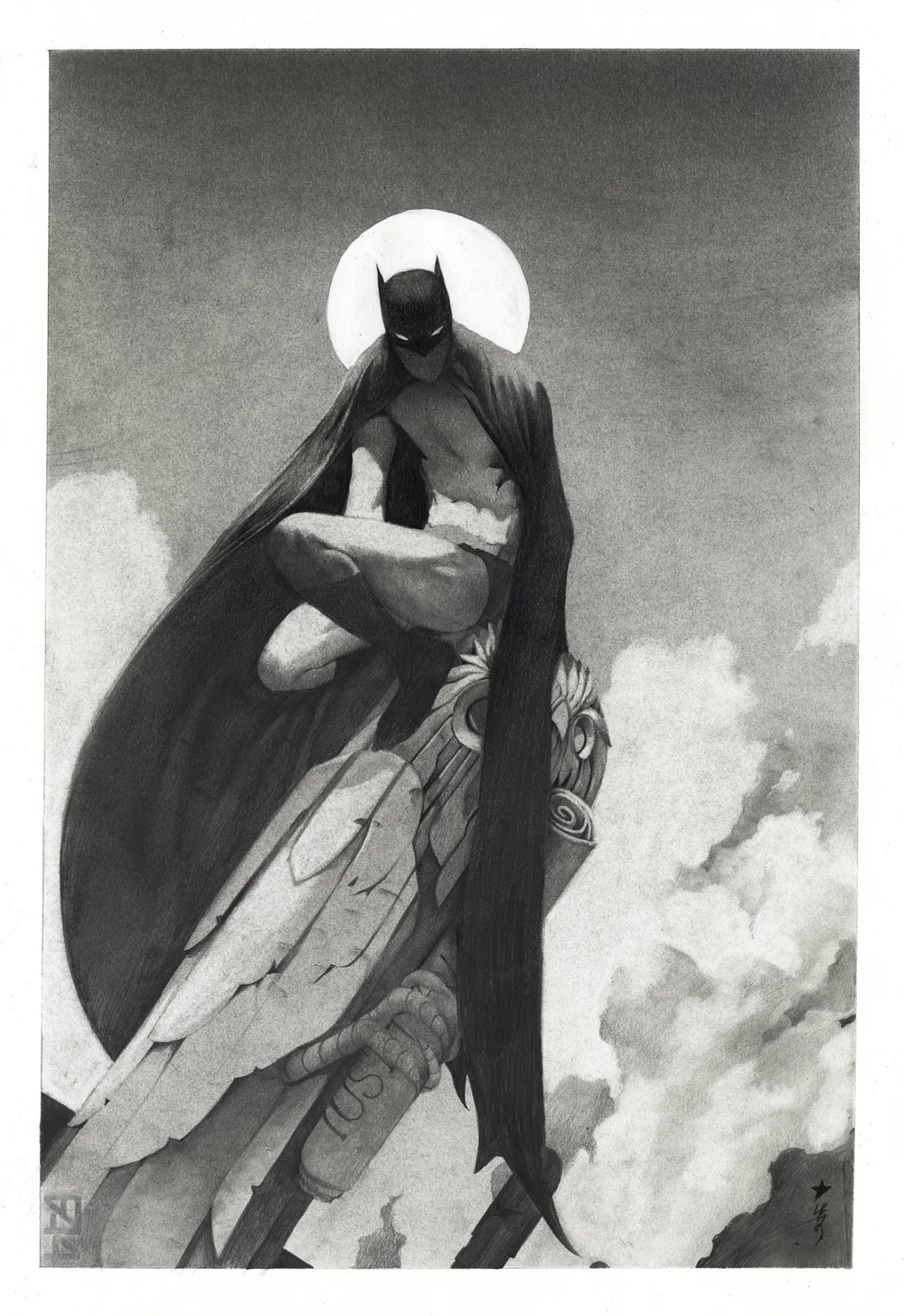 Batman On Gargoyle — LRNZ