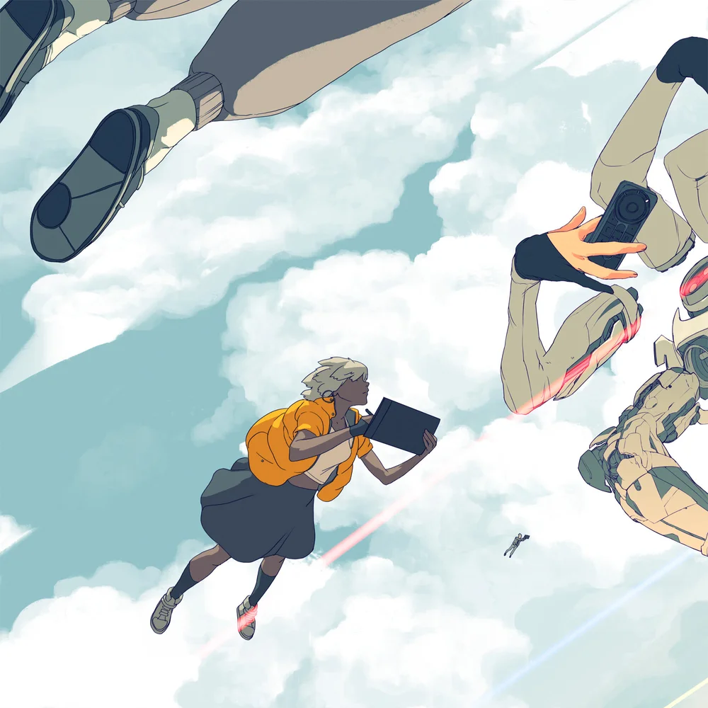WACOM Live. Dare. Create. | International booth artwork — LRNZ