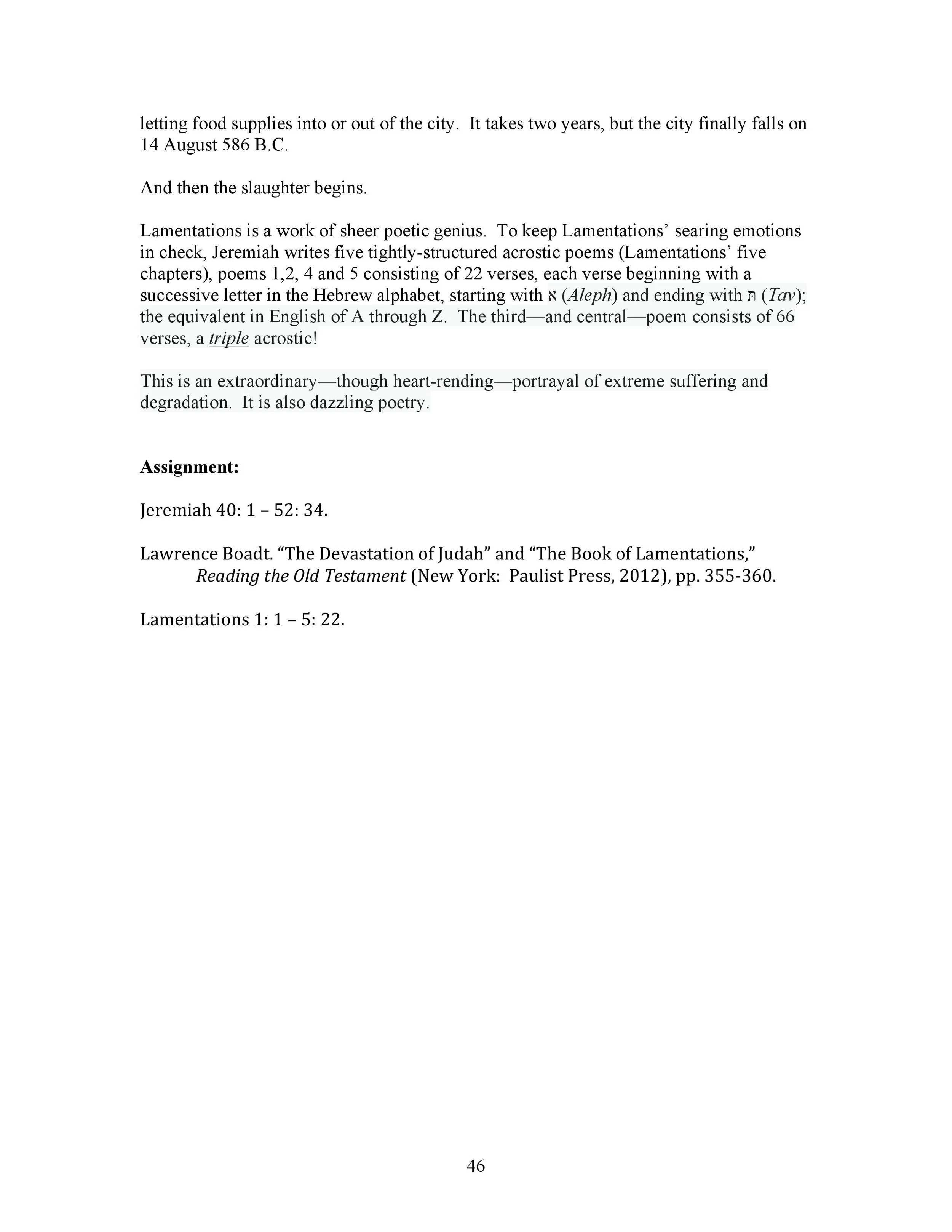 Logos Bible Study — prophets syllabus