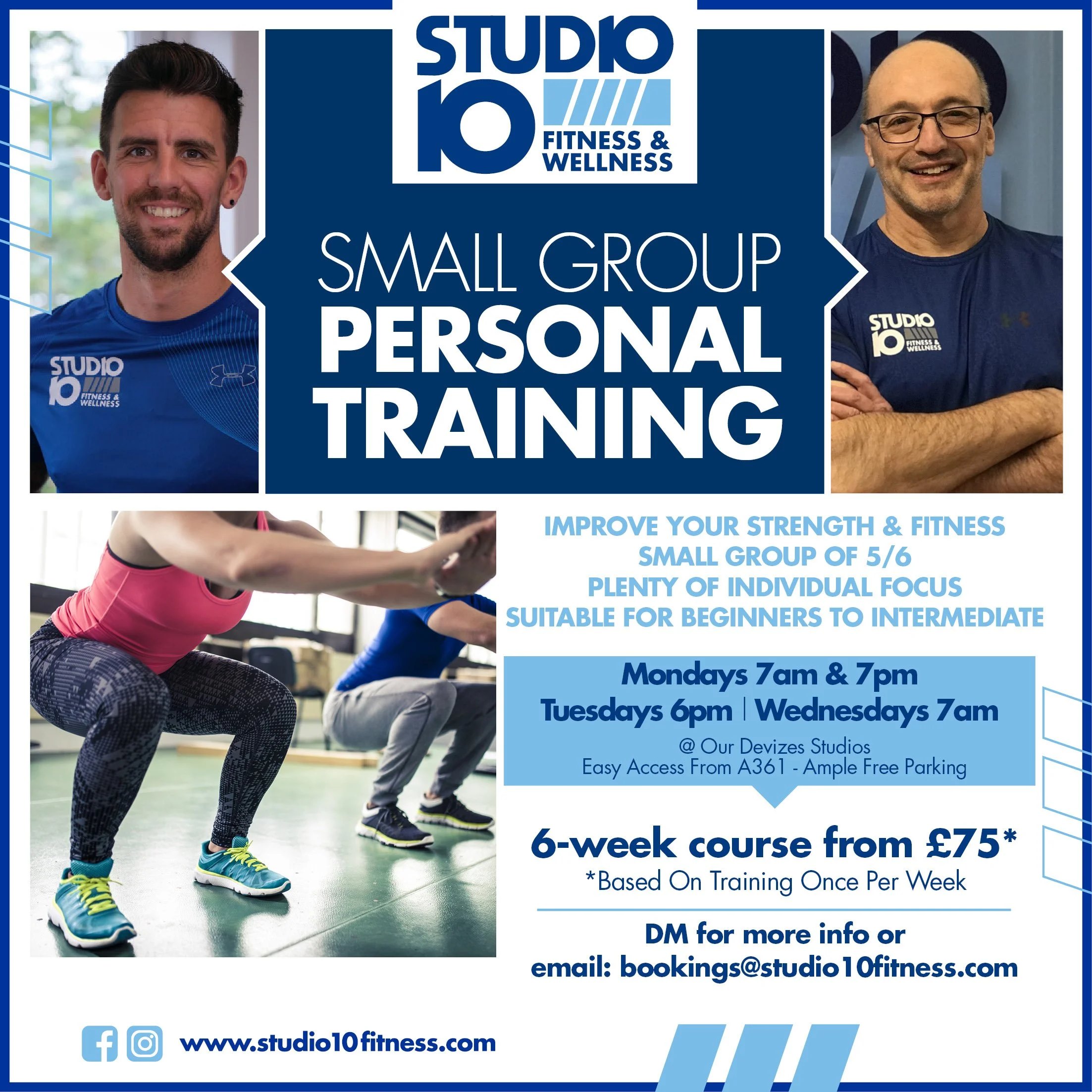 GROUP FITNESS — Studio-10 Fitness & Wellness - Personal Training Devizes