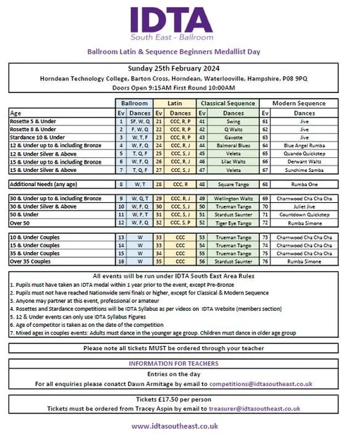 IDTA South East Area Beginners Competition | Medalist | First Comp ...
