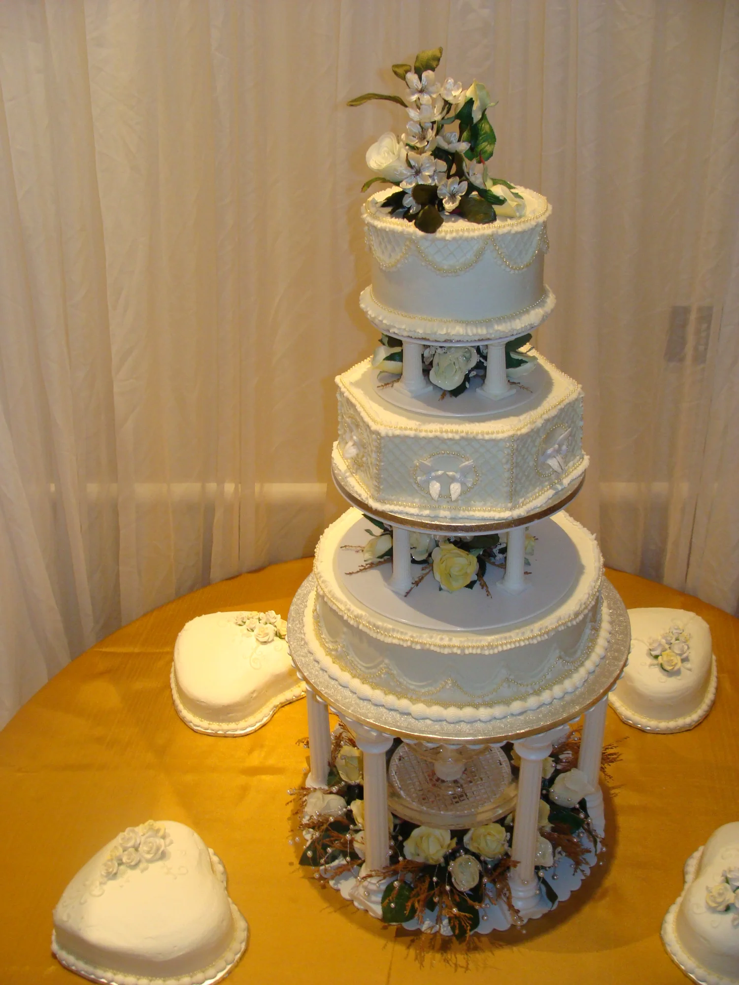 Wedding Cake Top View