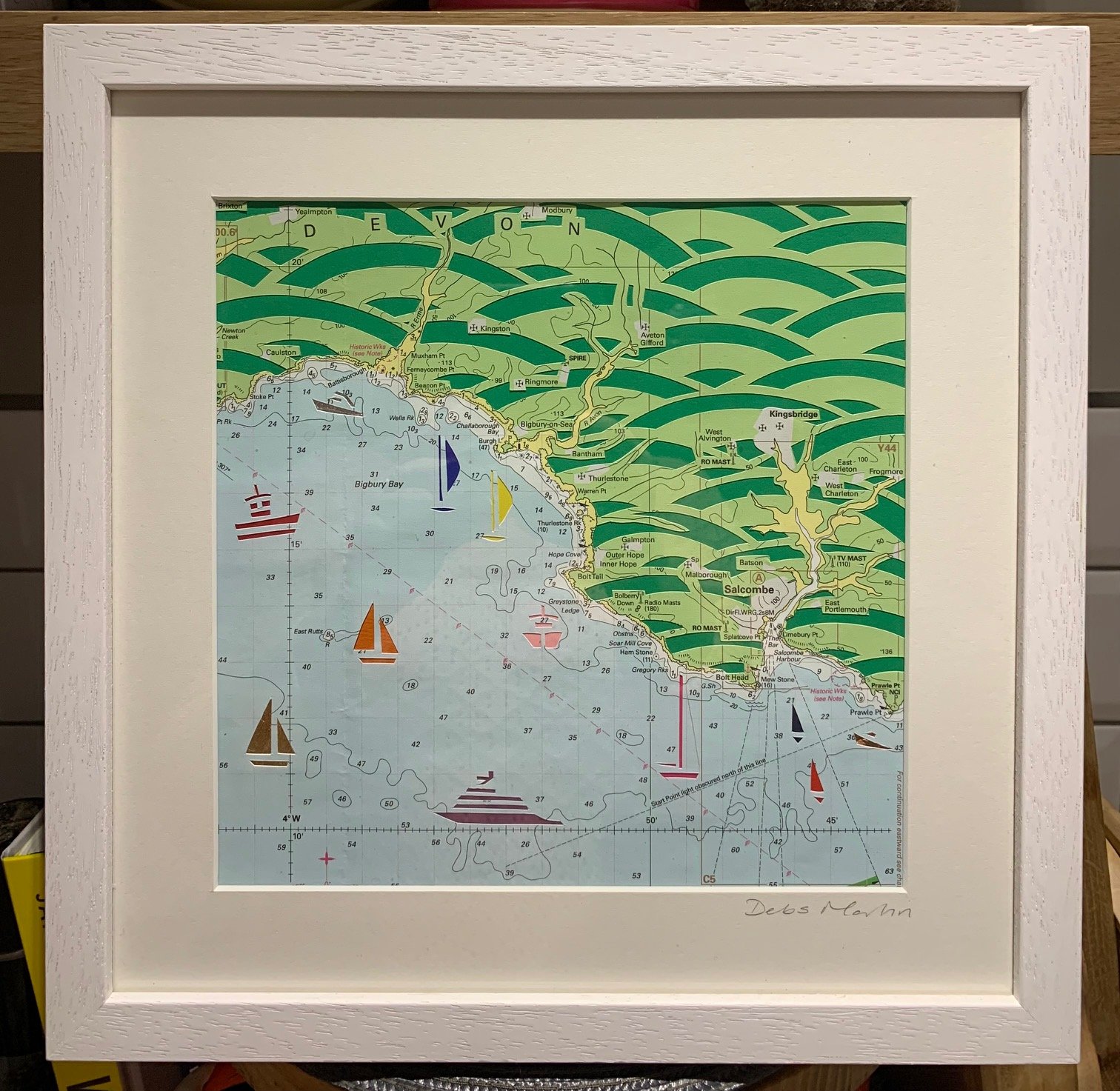 Sea Charts, Maps & Locations — Cornish Paper Cut Art
