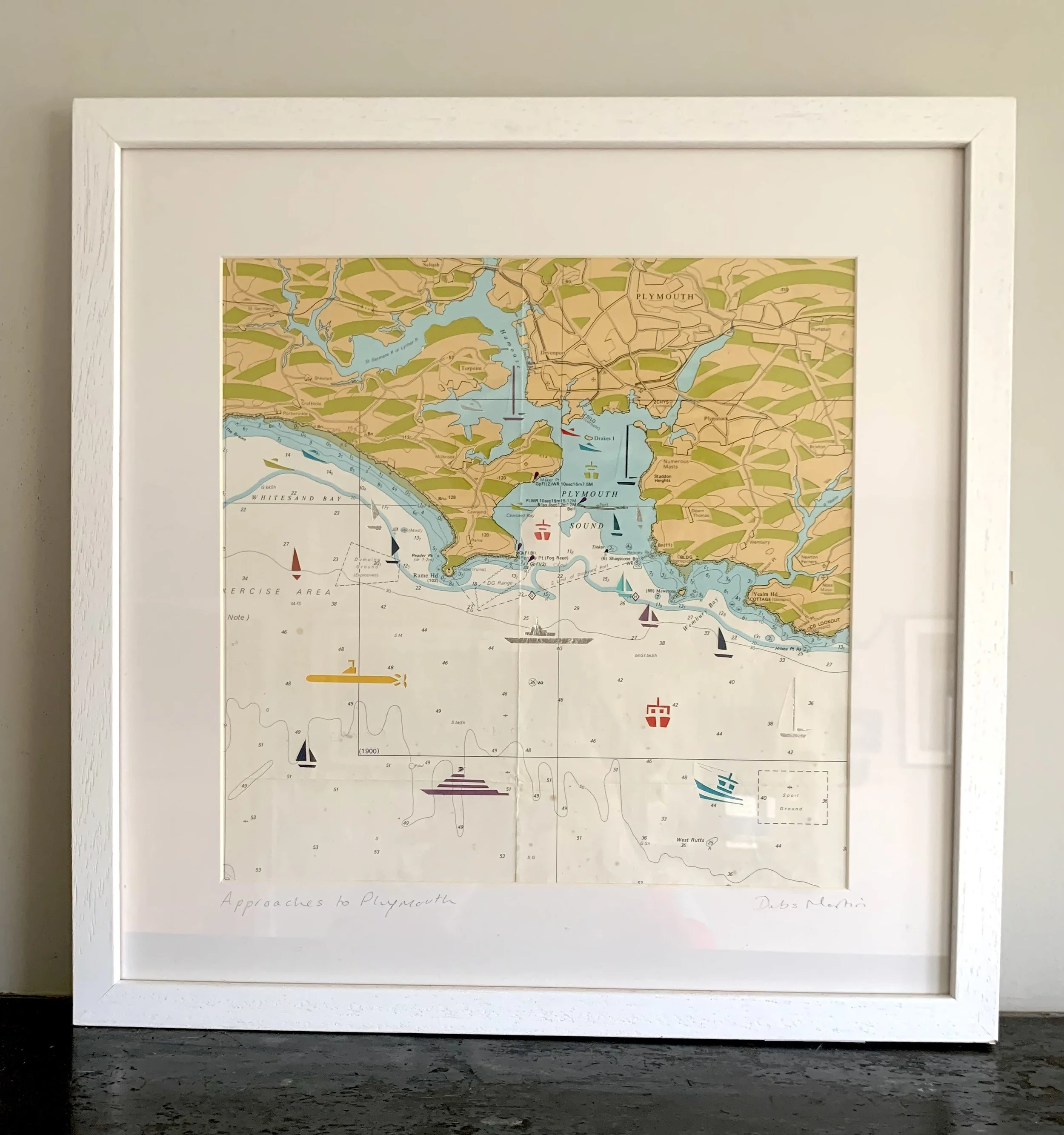 Sea Charts, Maps & Locations — Cornish Paper Cut Art