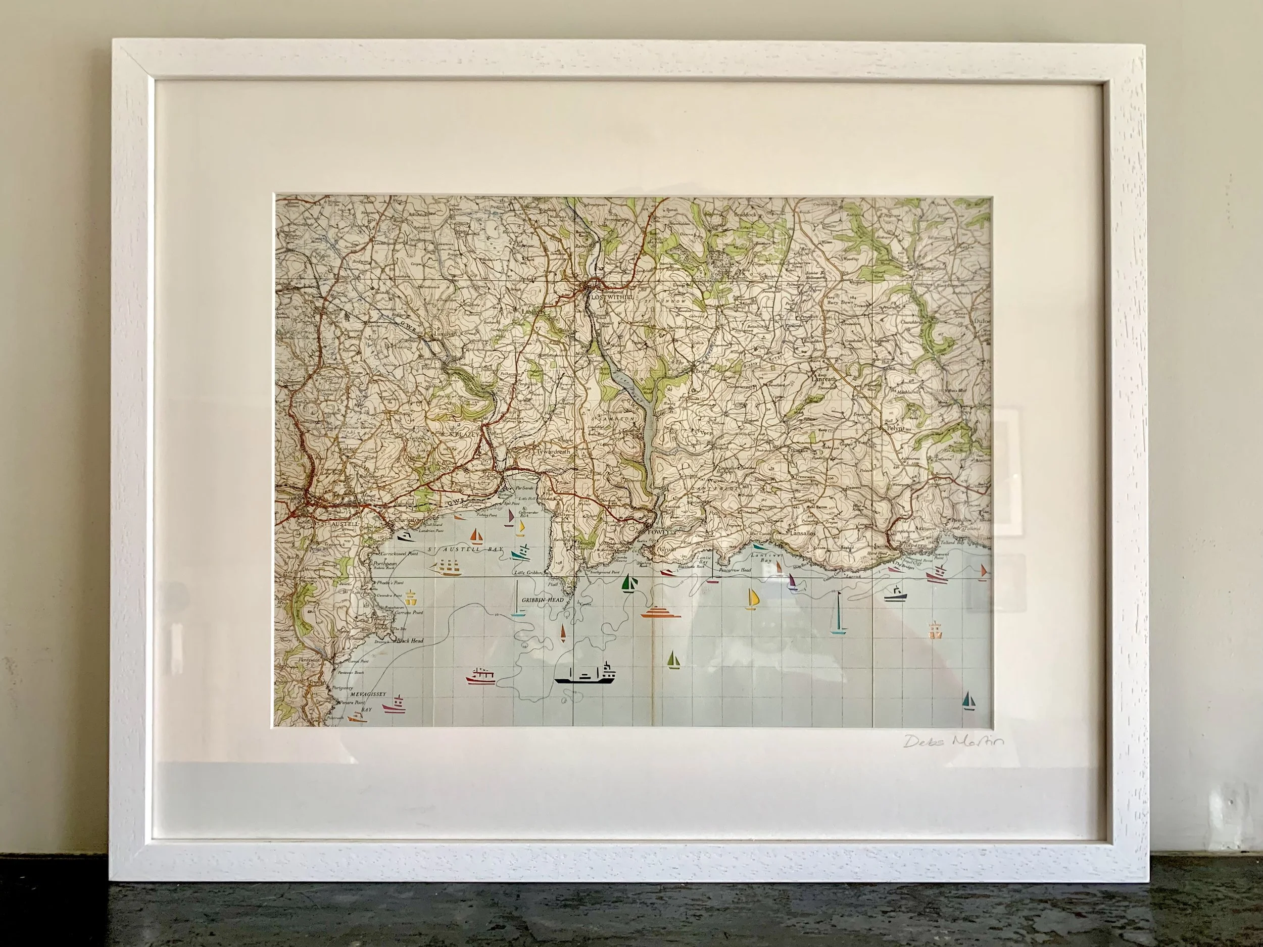Sea Charts, Maps & Locations — Cornish Paper Cut Art