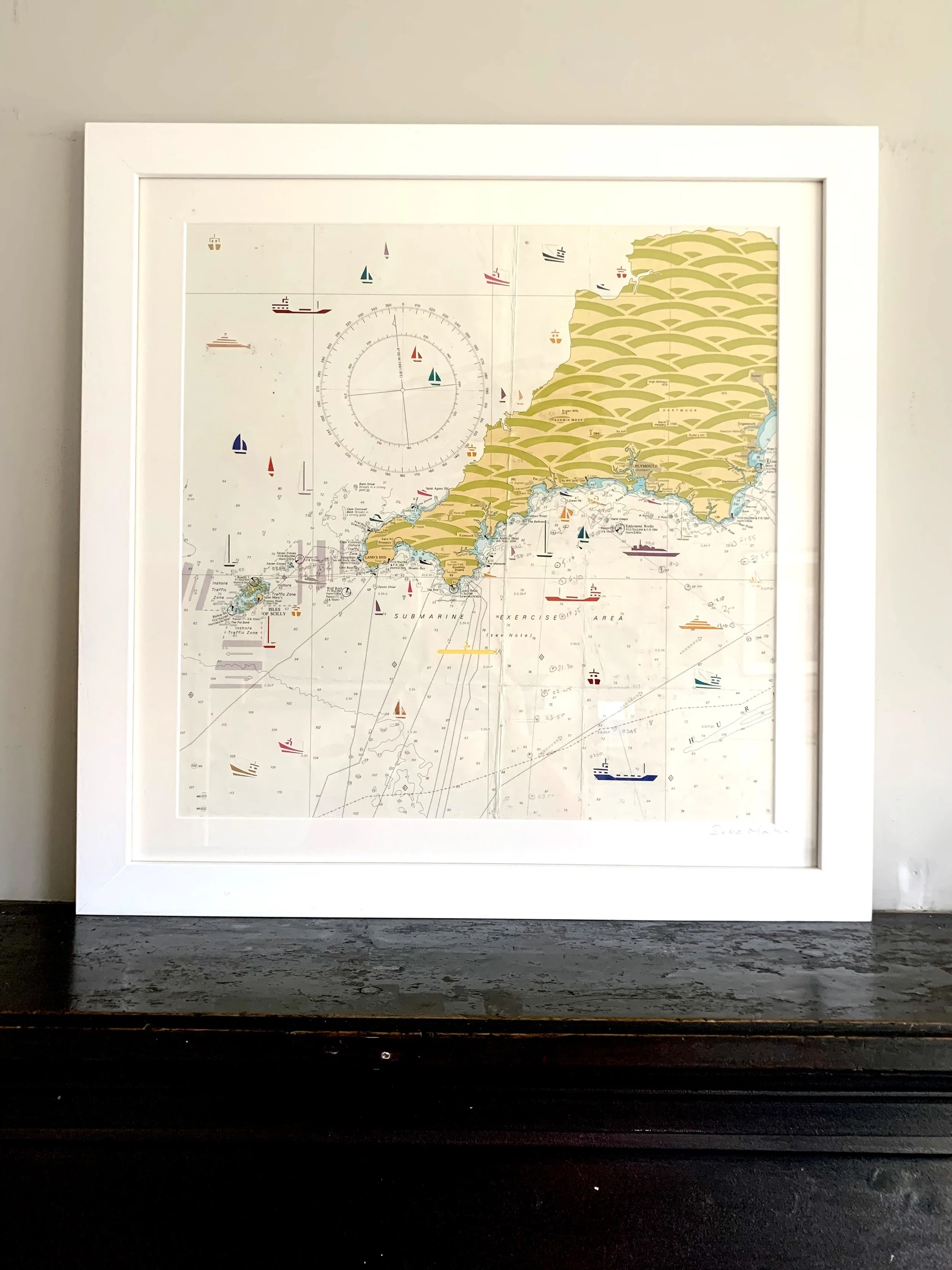 Sea Charts, Maps & Locations — Cornish Paper Cut Art